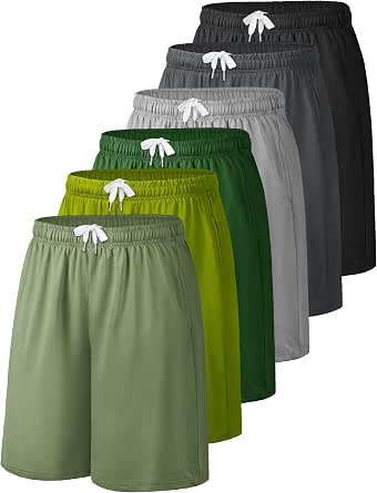 URATOT Athletic Shorts for Men Casual Gym Workout Activewear Quick Dry ...