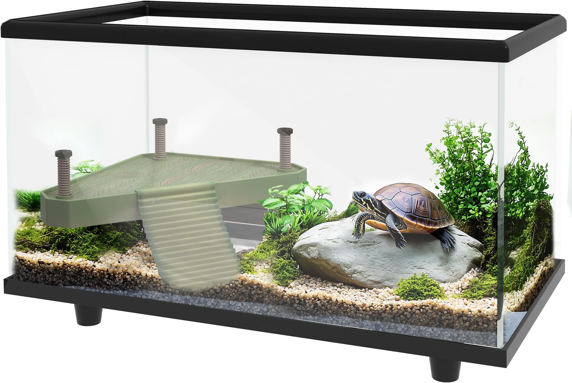 Reptile Tank - Basking platforms, Tortoise Enclosure | Turtle Aquarium ...