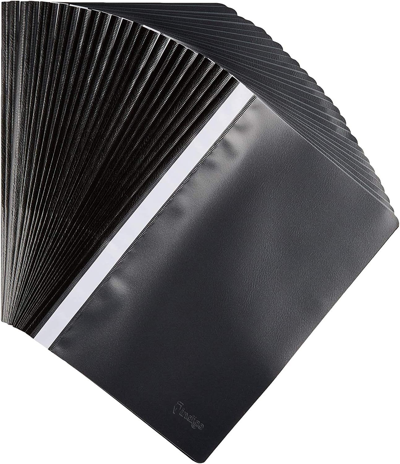 Indigo® A4 Project Folder - Black - Report Document Files with 2 Prong ...