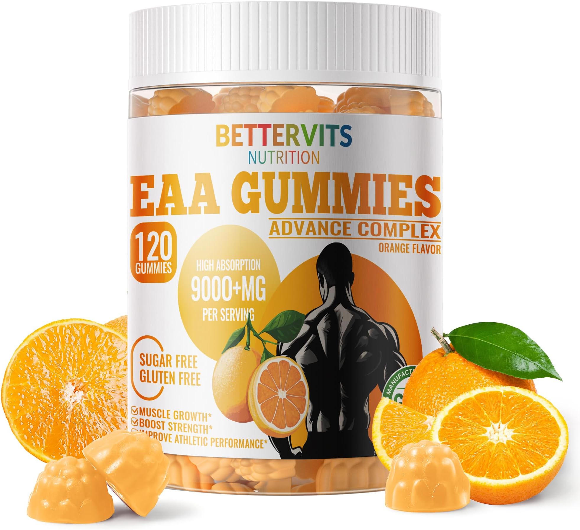 Amazon.com: Parhaat EAA Gummies 120 Gummies (Strawberry), Essential ...