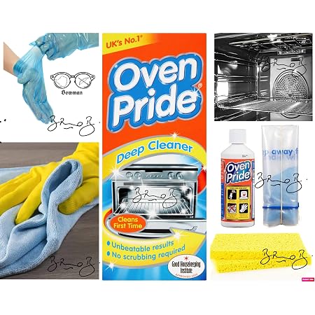 Oven Pride Complete Cleaning Kit Includes Bag for Cleaning Racks ...