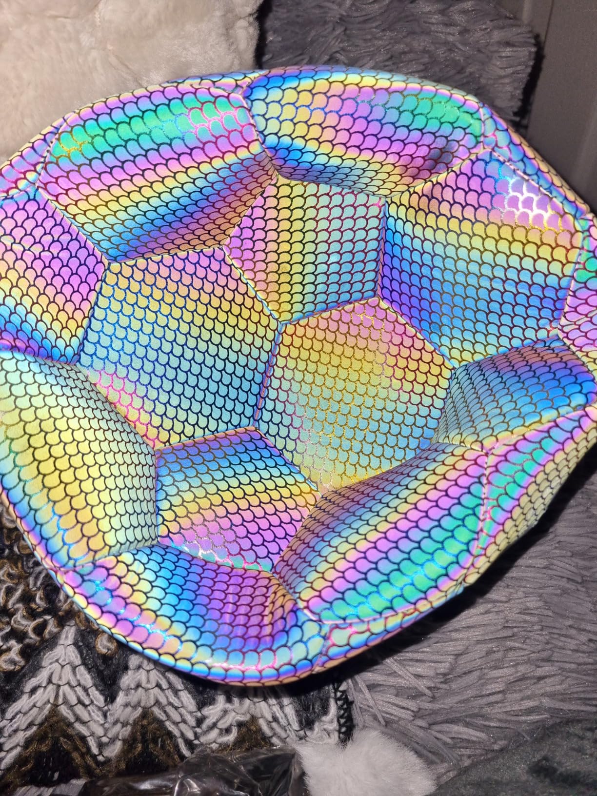 MENIBBLER Reflective Football, Wear-Resistance Luminous Football ...