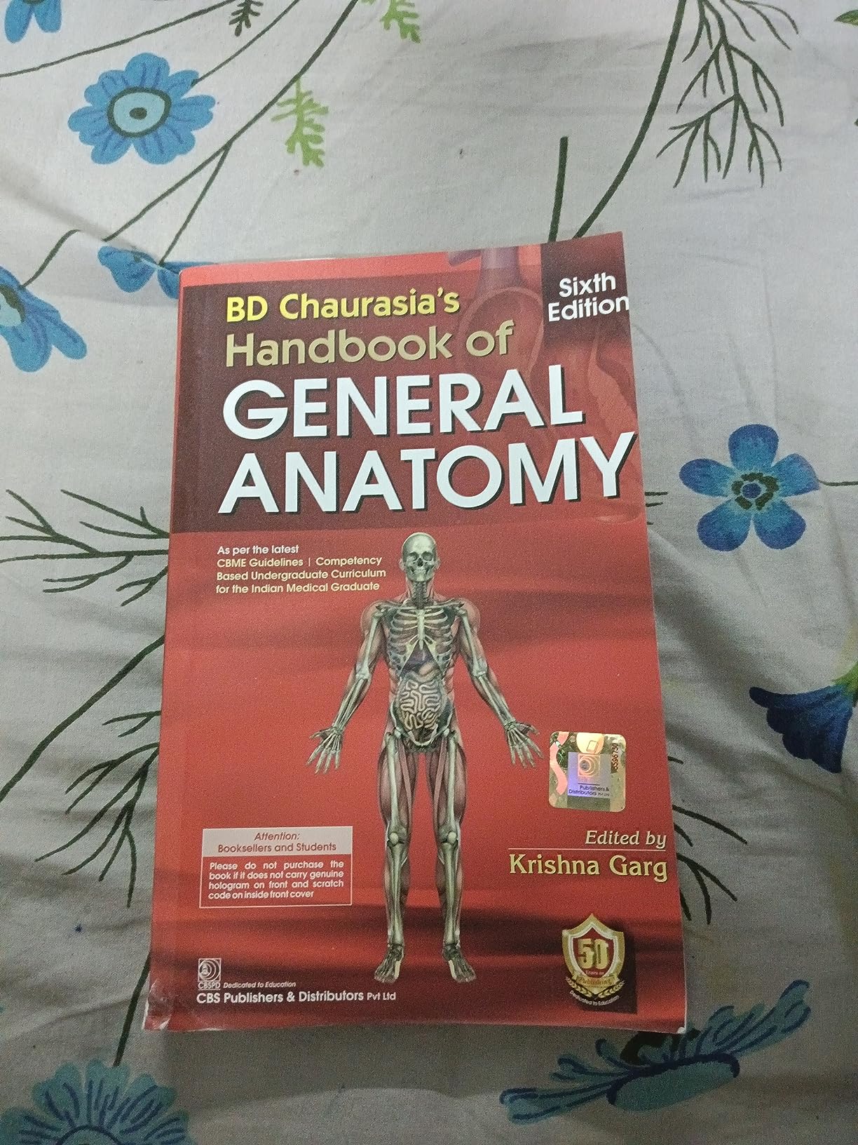 Buy Bd Chaurasia's Handbook Of General Anatomy, 6/e [Paperback] B.D ...