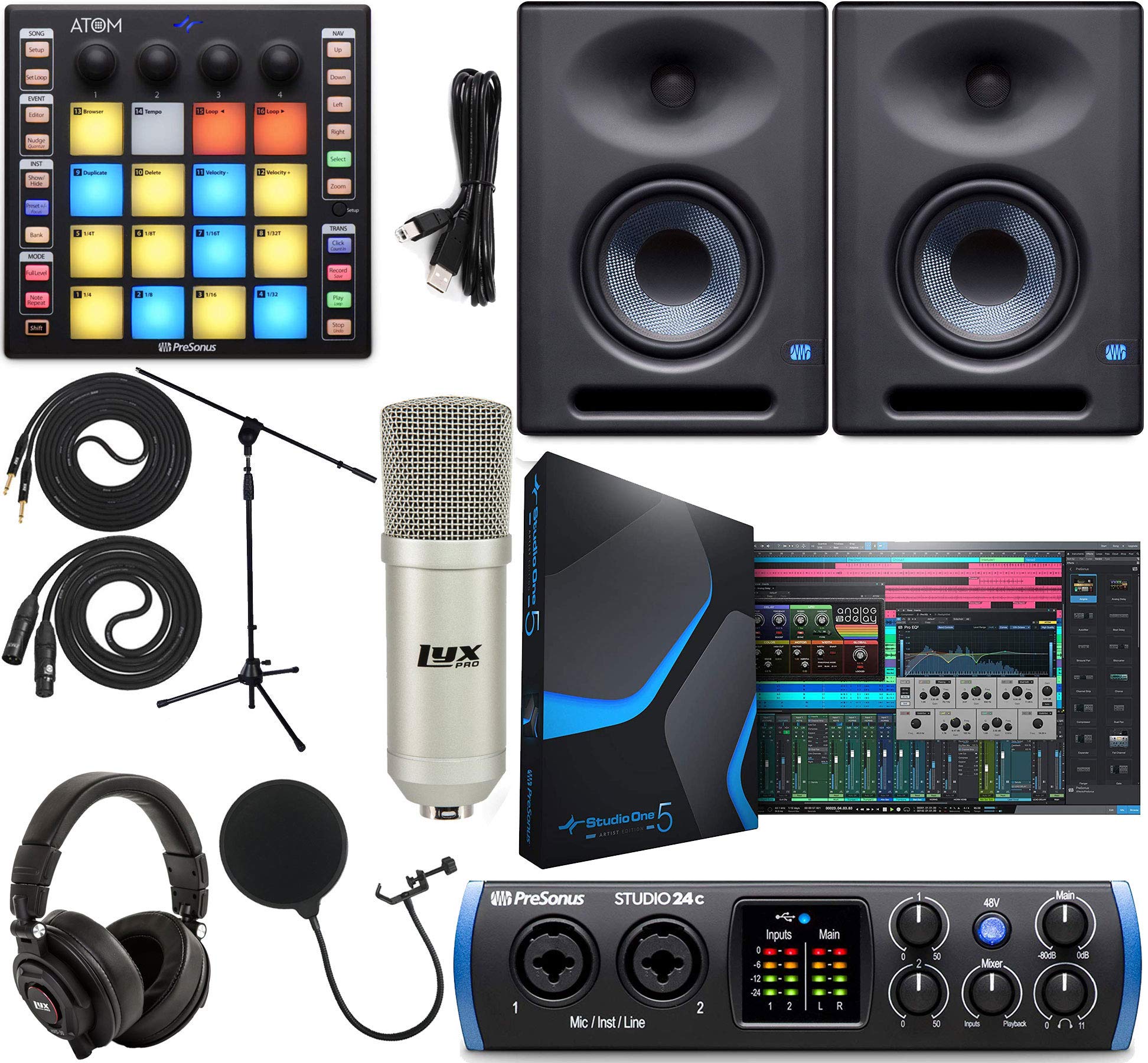 Usb Music Studio Setup Diagram
