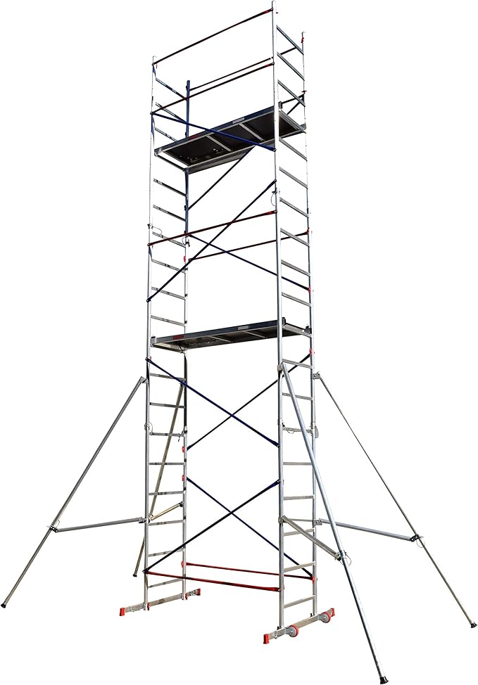 Home Master DIY Scaffold Tower | Aluminium at-Home Scaffolding | 150kg ...