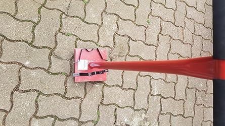 WilTec Dameuse de Sol – en Acier – 11,5 kg – Plaque carrée 20 x 20 cm ...