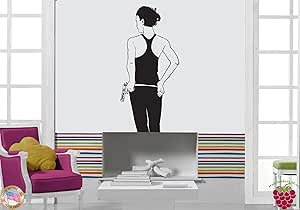 Amazon.com: Wall Stickers Vinyl Decal Hitman Girl with Gun z1029 ...