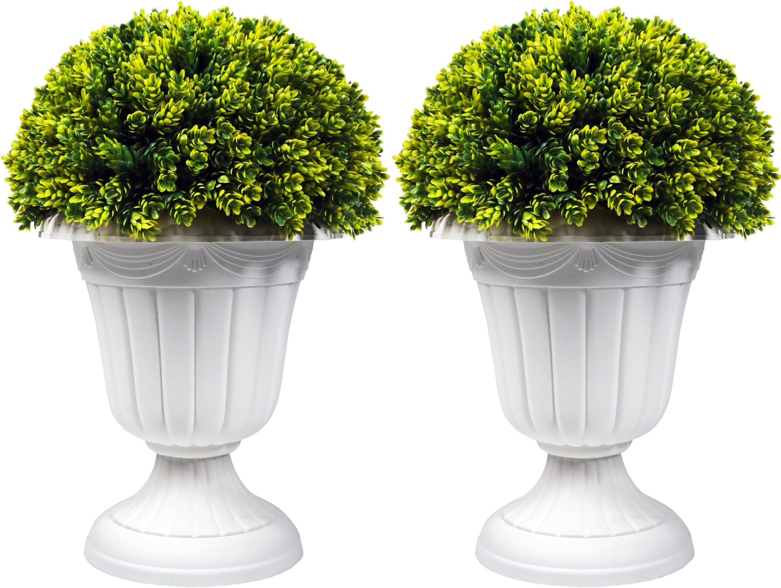 Amazon.com - SEVENLOVE Artificial Topiary with Pot Lights, 20” Potted ...