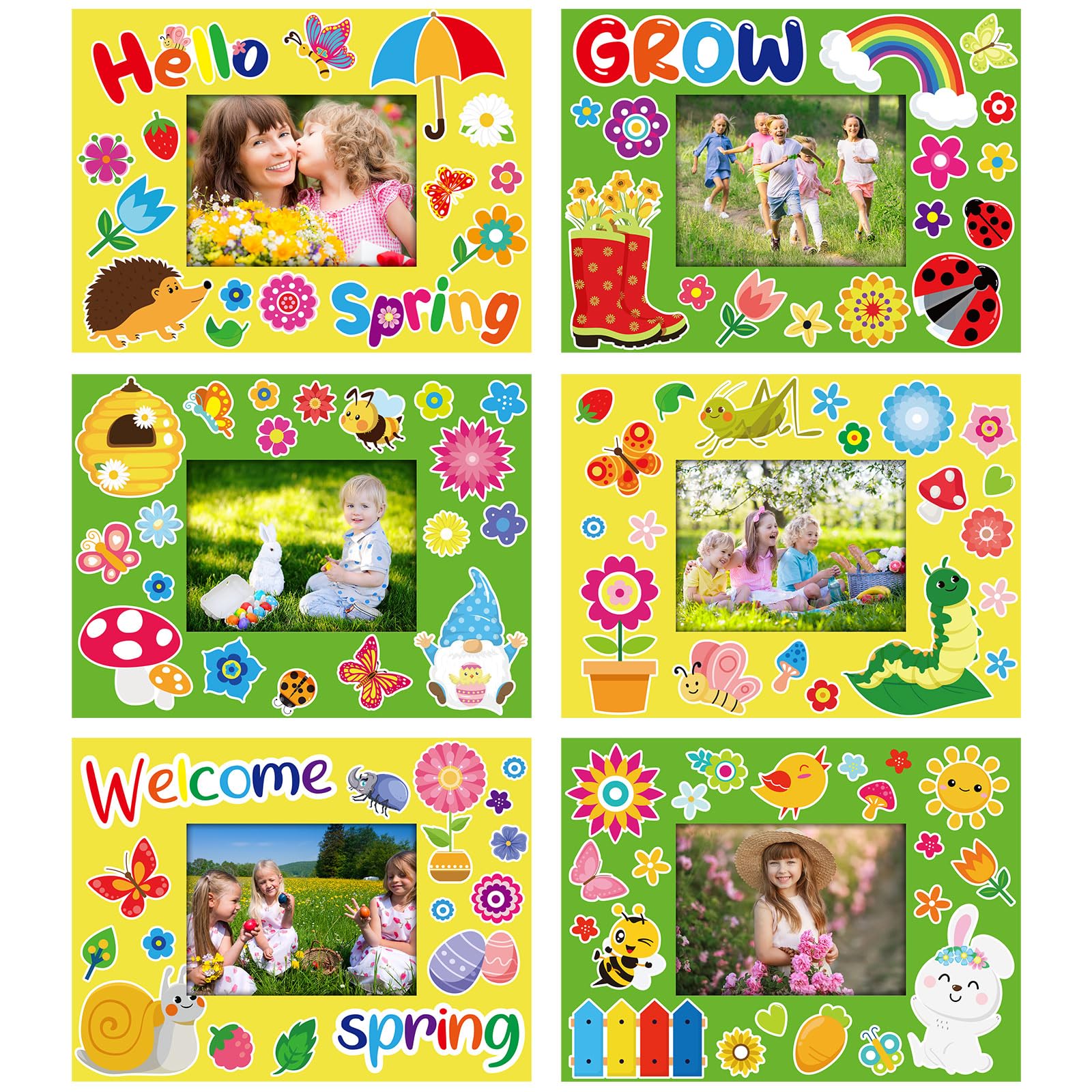 Snapklik.com : Capoda 24 Pack Spring Picture Photo Frames Craft Kit ...