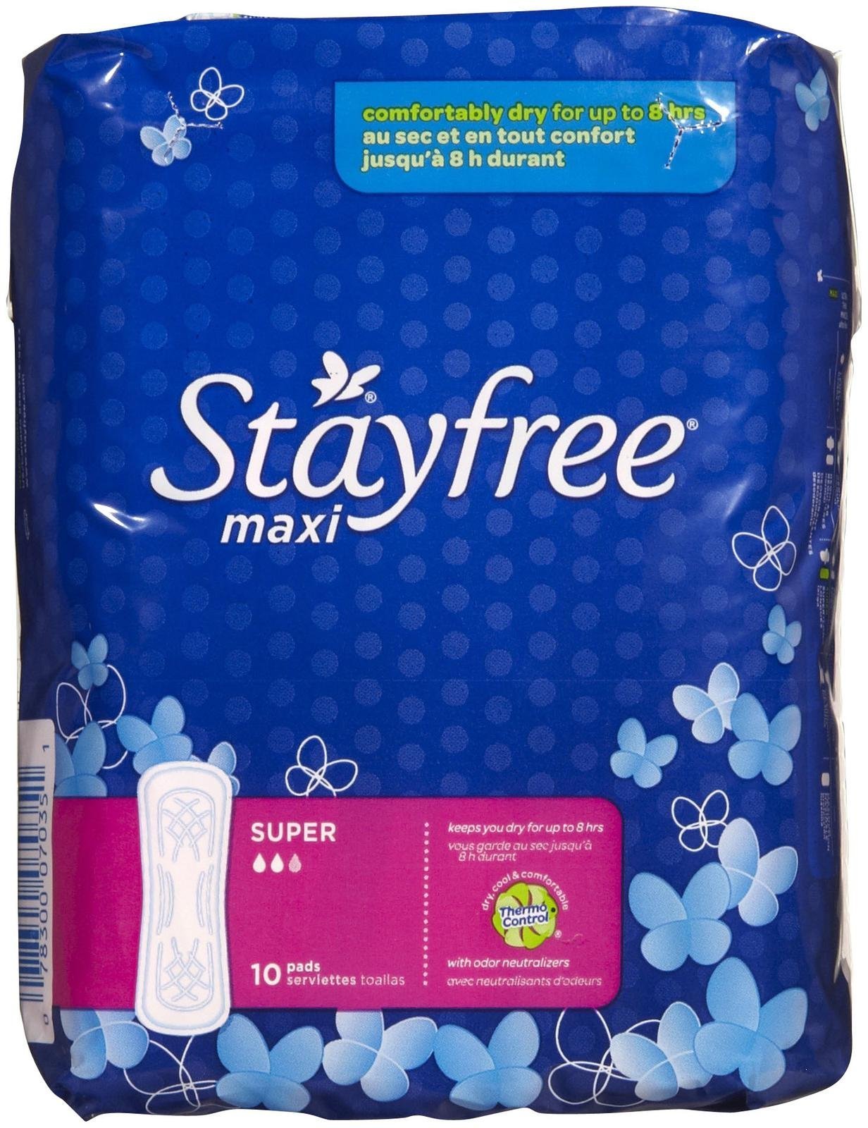 Amazon.com: Stayfree Maxi Pads, Super - 10 ct : Health & Household