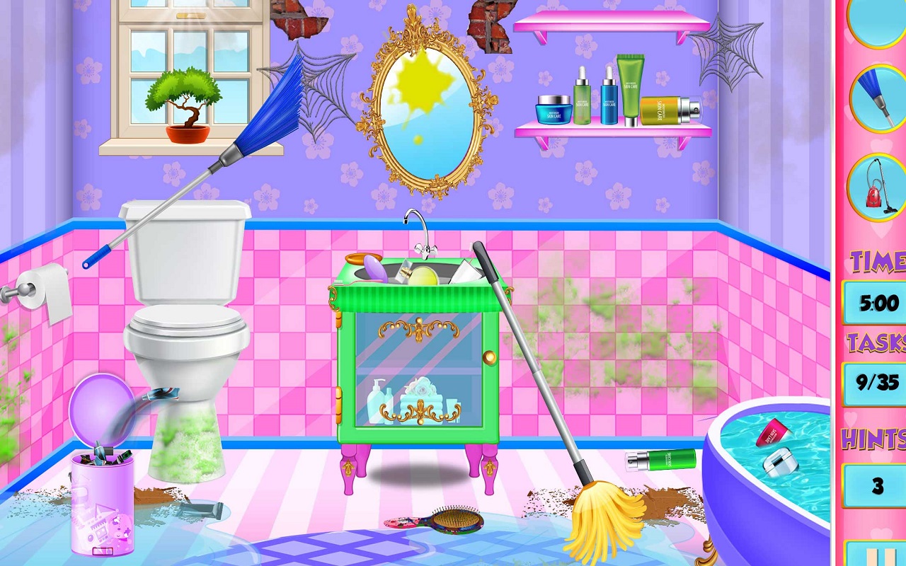 My Family Mansion Cleaning: Princess Family Mansion of Dream House ...