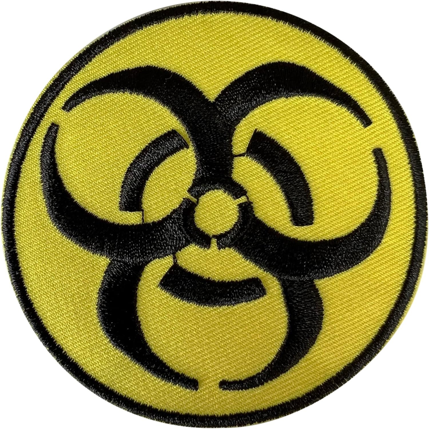 Biohazard Symbol Patch Iron Sew On Clothes Bag Bio Hazard Sign ...