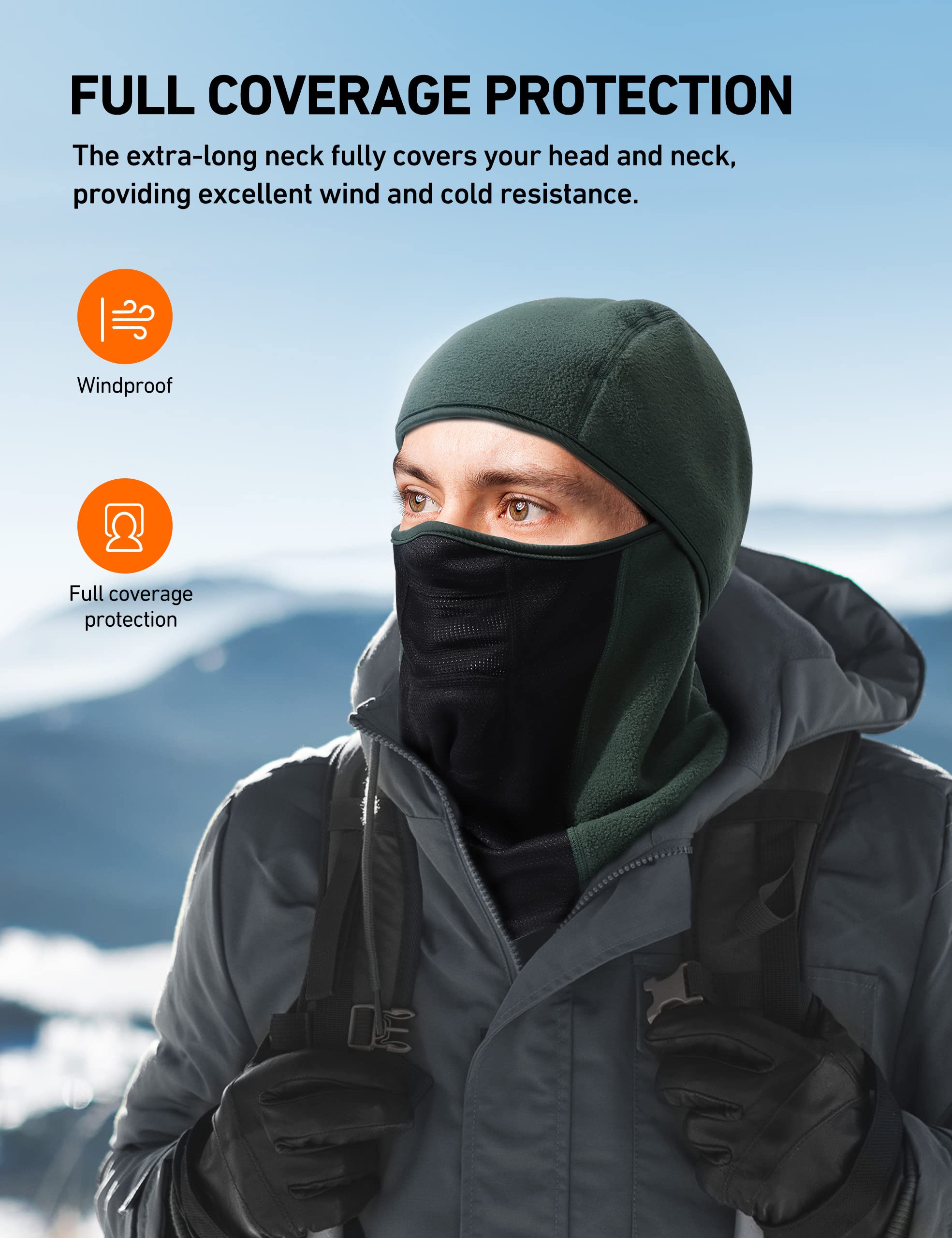 Snapklik.com : AstroAI Balaclava Ski Mask Winter Fleece Thermal Face ...