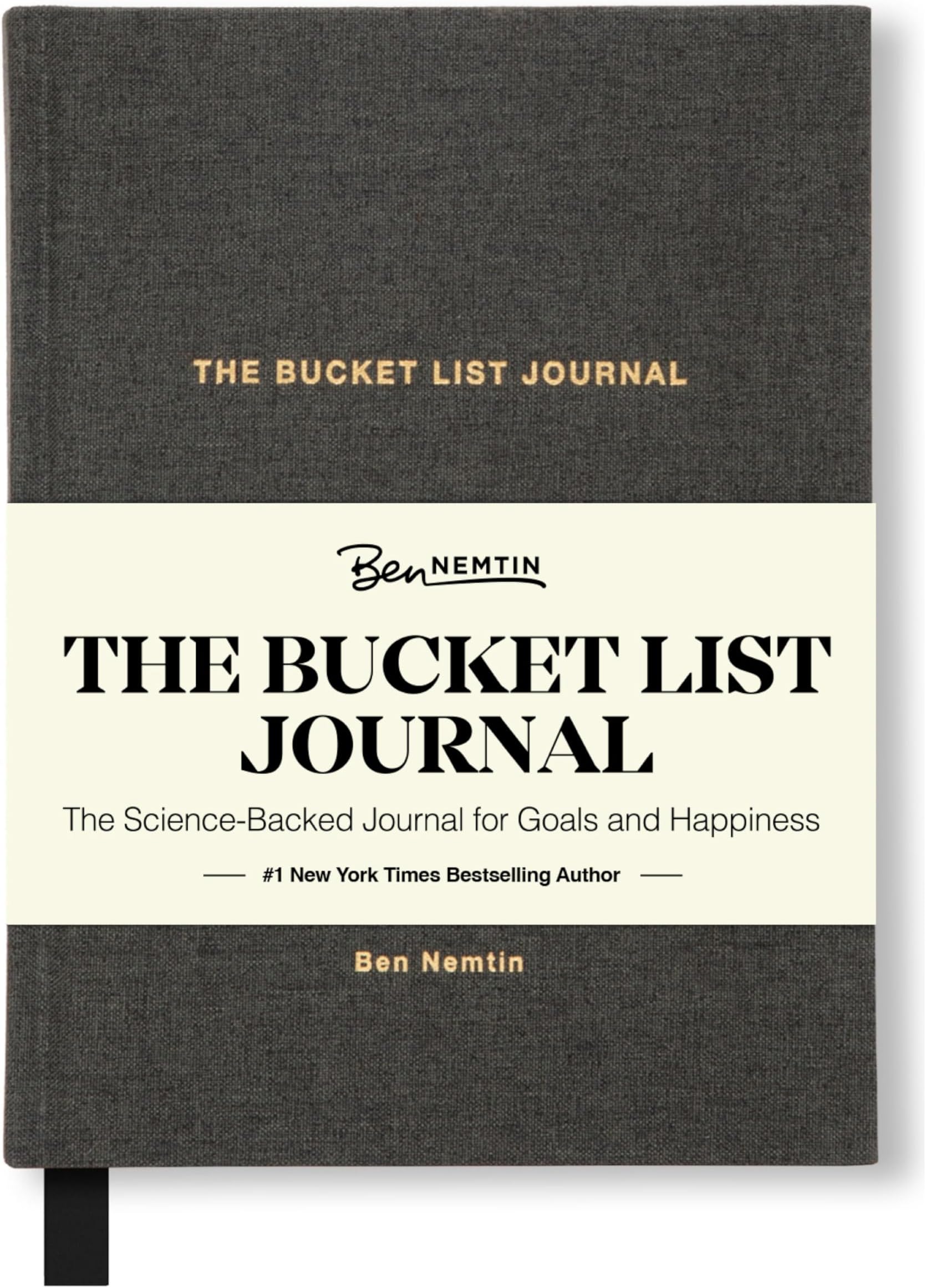 The Bucket List Journal by Ben Nemtin | Science-Backed Guided Journal ...