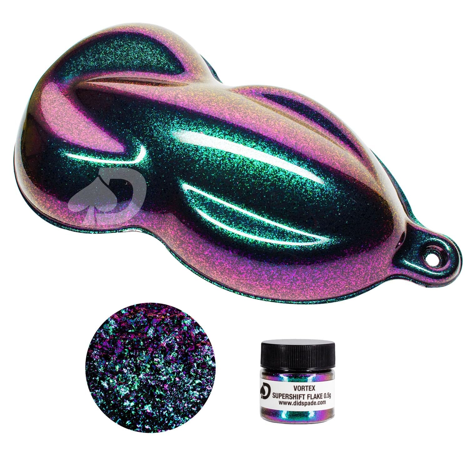 Amazon.com: Vortex SuperShift Flake 0.5g Green Blue Purple Gold Intense ...