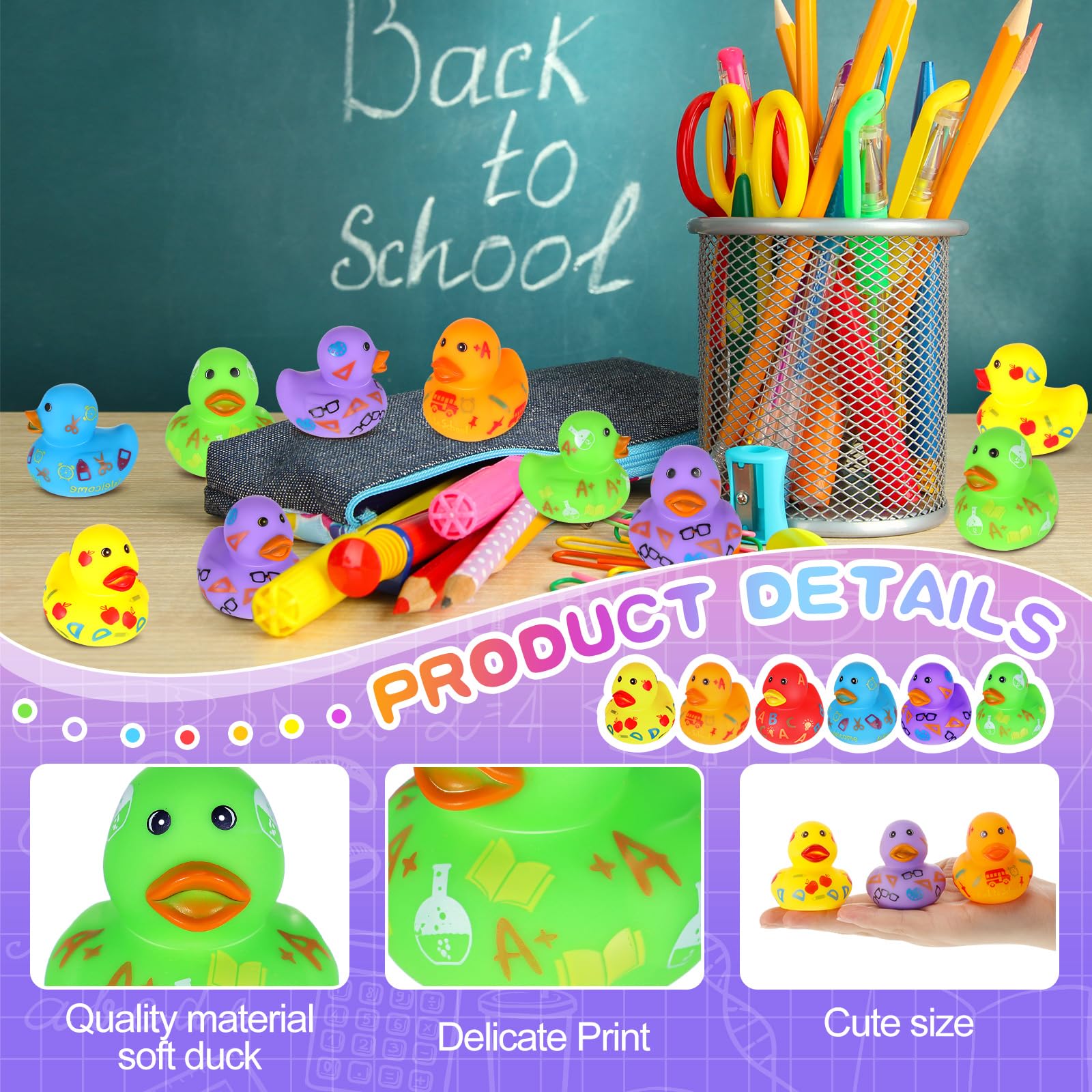Snapklik.com : Lenwen Rubber Duck Bulk Christmas Gift For Student 2 ...