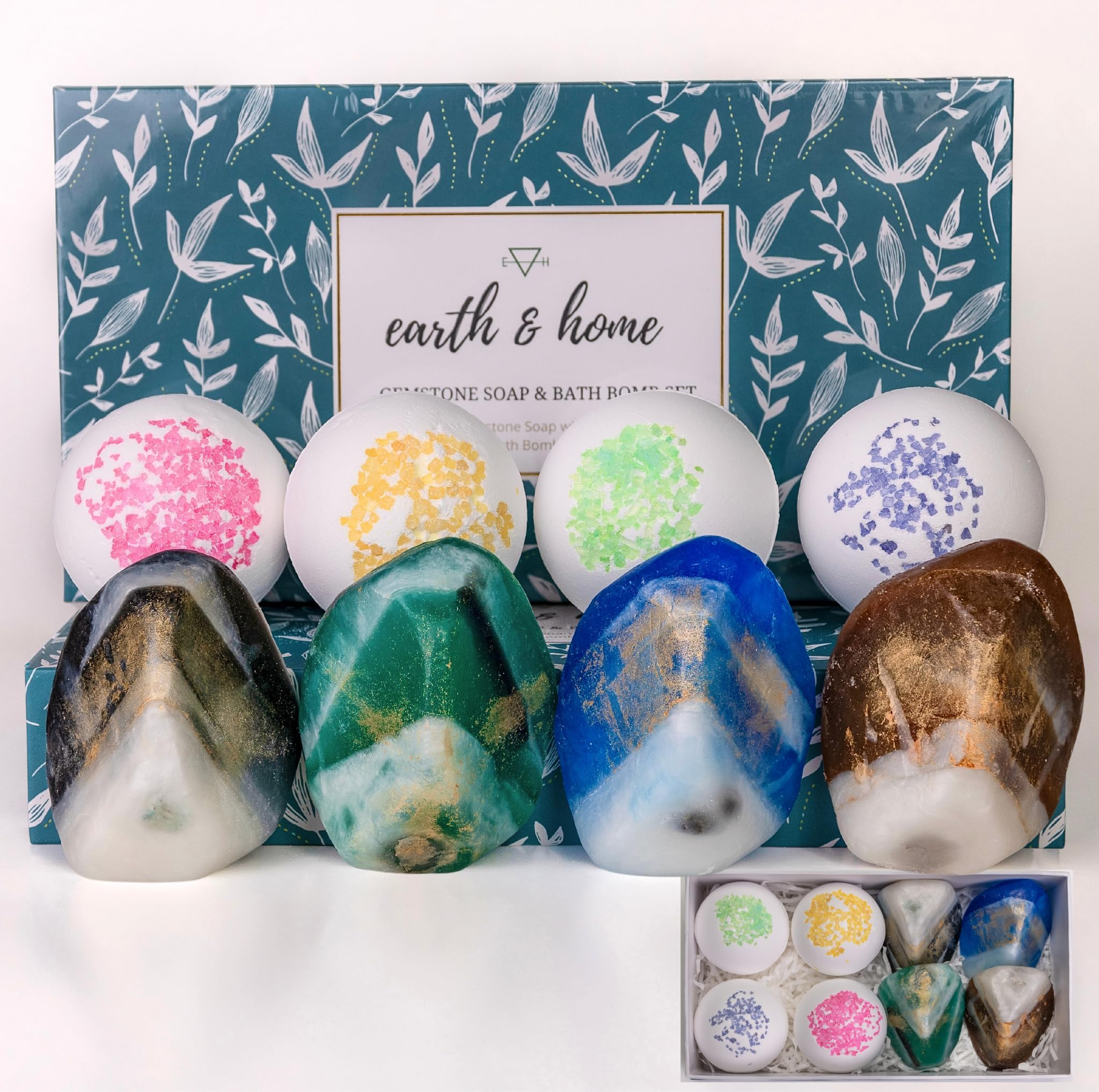 Amazon.com : Hallu Tropical Beach Geode Bath Bomb, 85 g Each, Pack of 6 ...