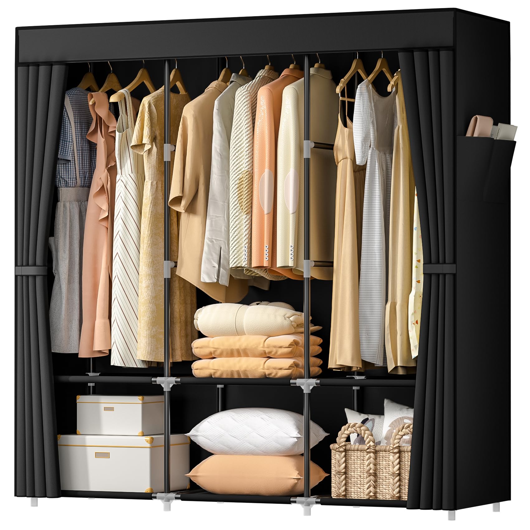 Amazon.com: Neatrays Wardrobe Closet，Portable Closets for Hanging ...