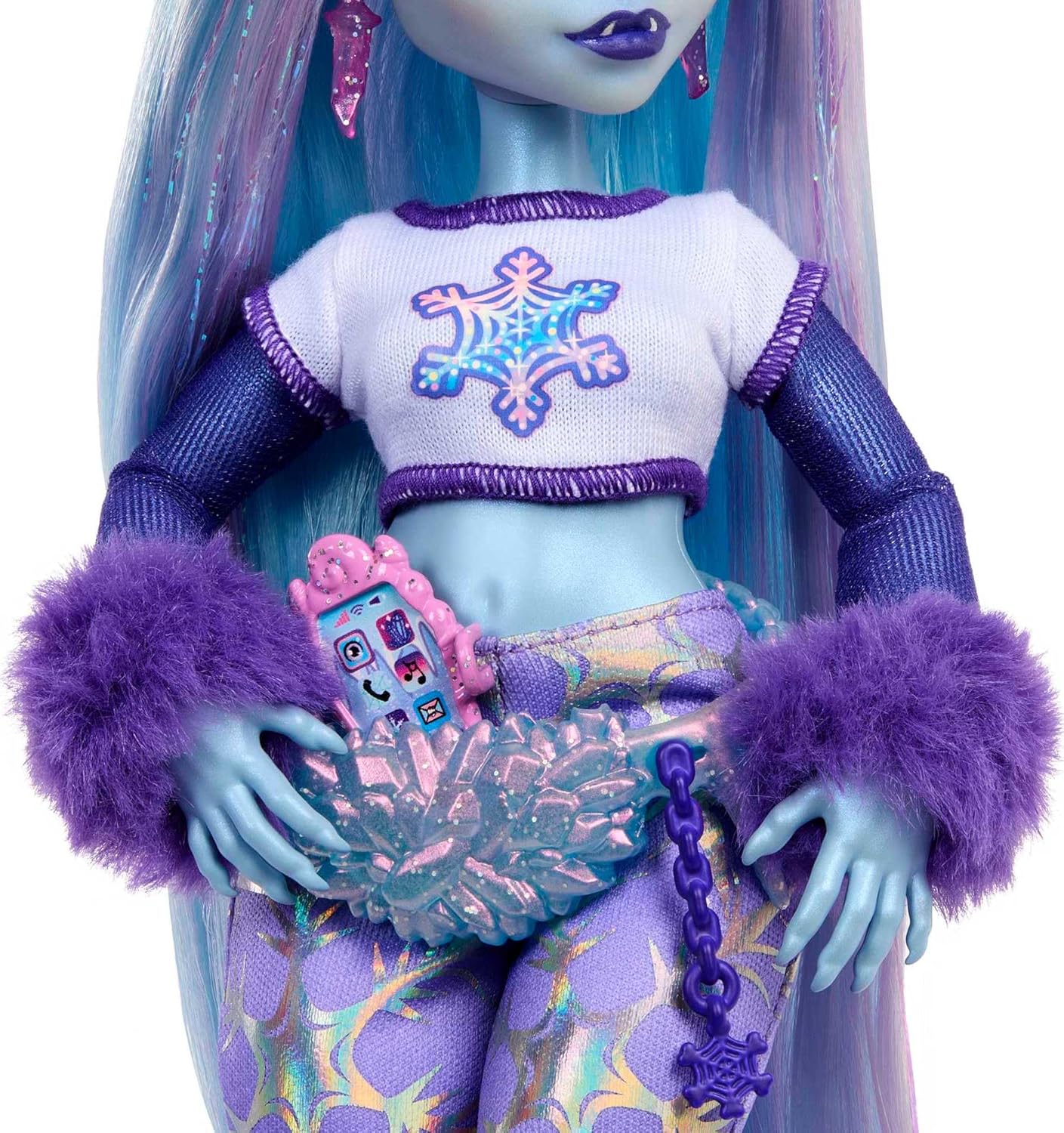 Boneca Monster High, Abbey Bominable Yeti com tundra gigantesca de ...