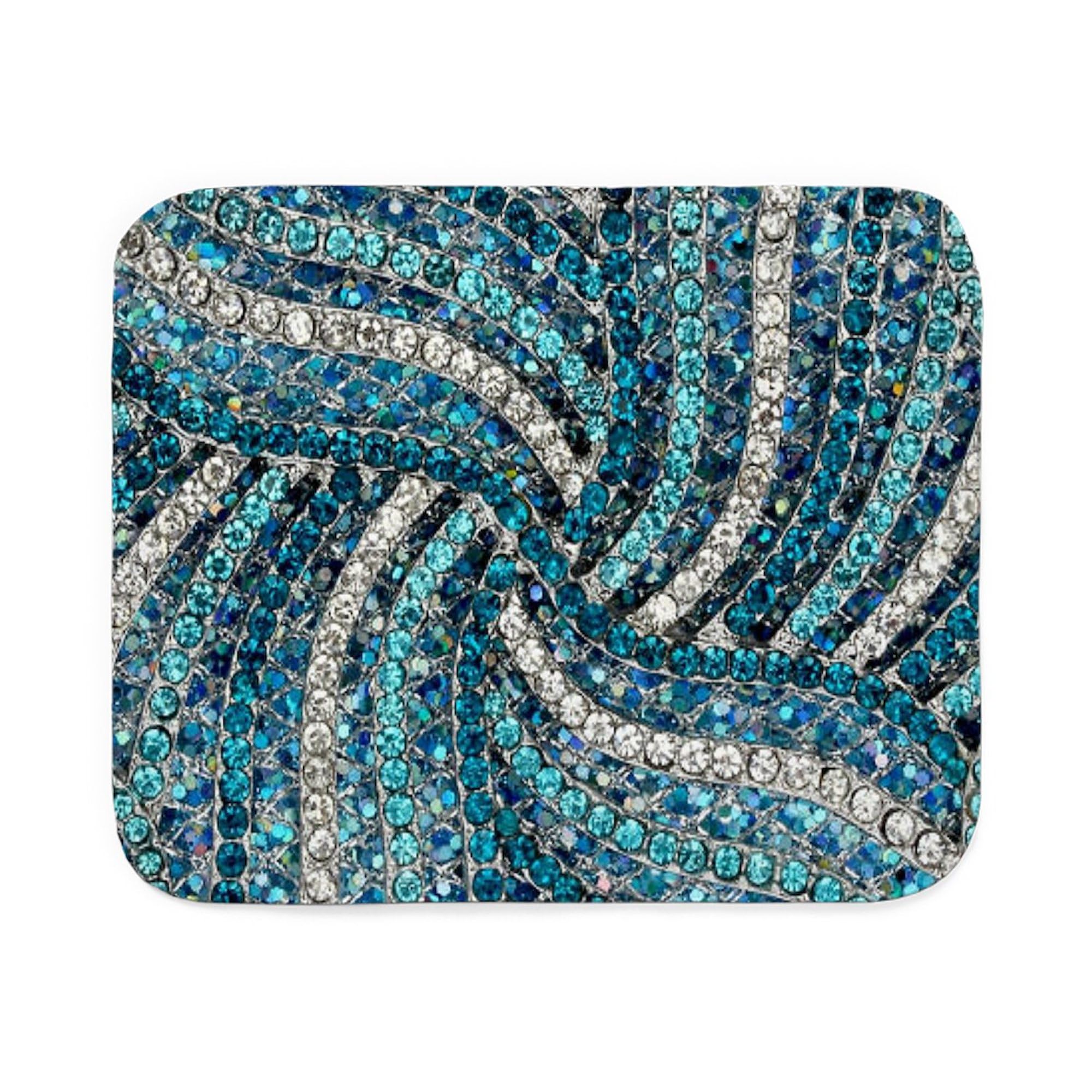 Amazon.com: CafePress Bohemian Swirls Teal Turquoise Sherpa Fleece ...