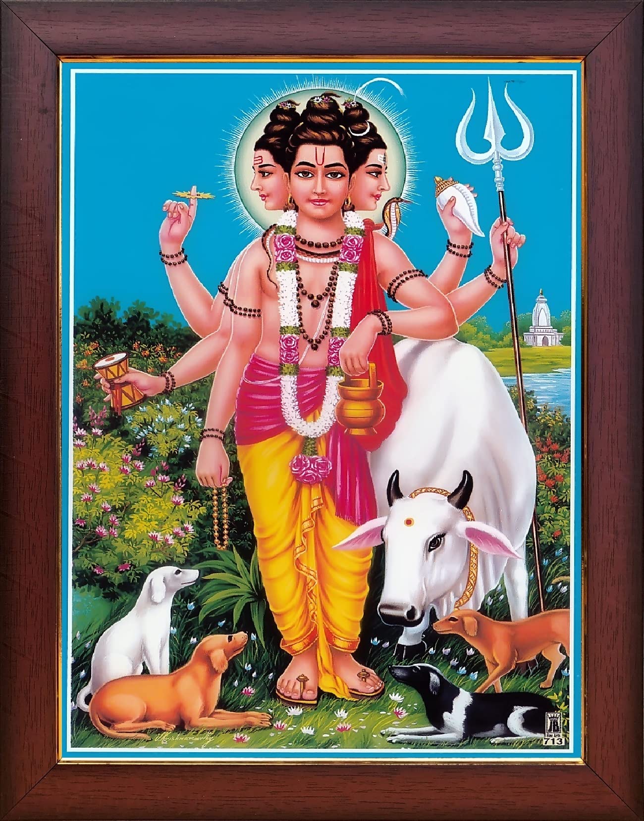 Garuda Photos Dattatreya Photo Frame For Pooja Dattatreya Dattathreya ...