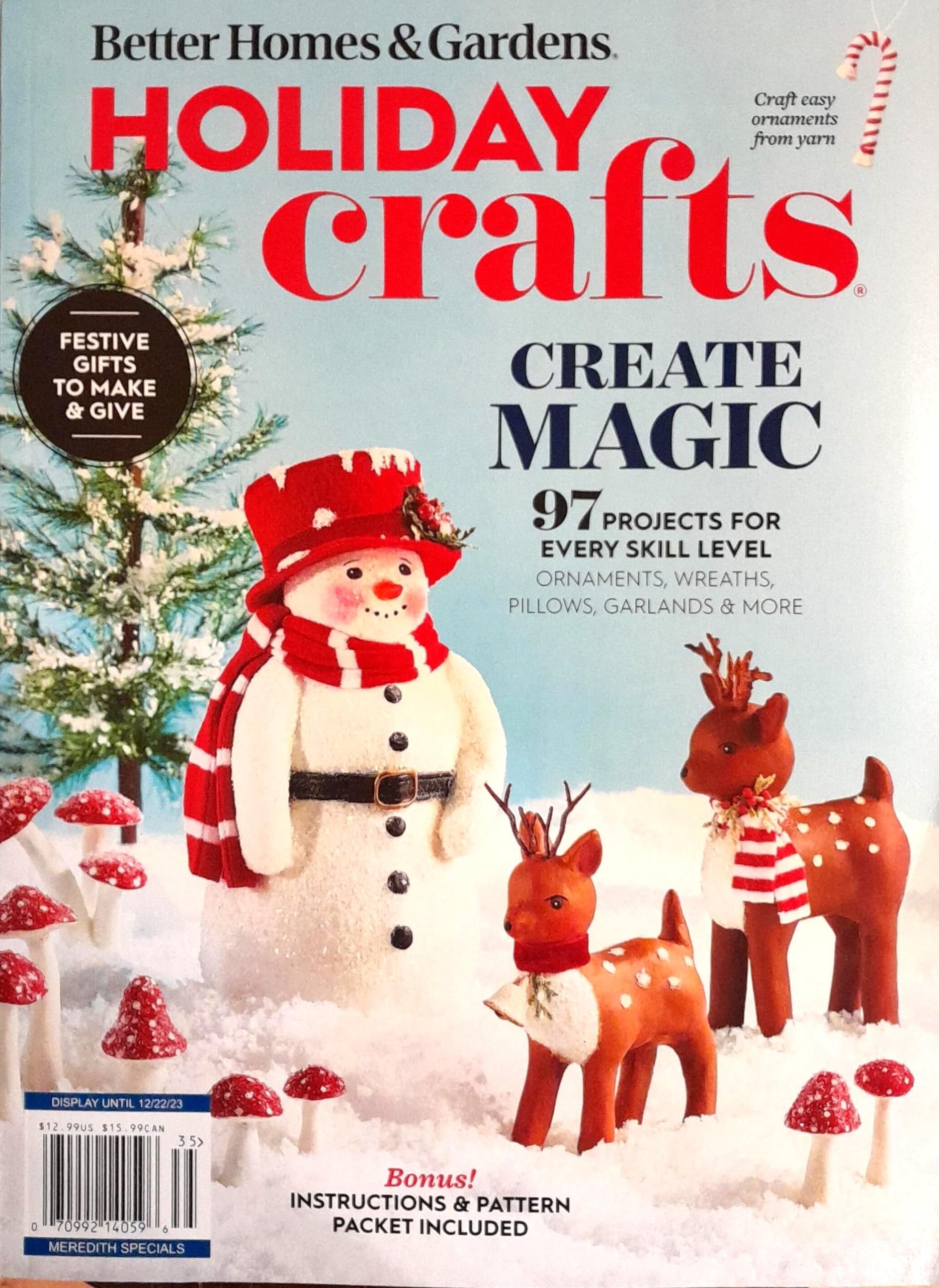 Better Homes & Gardens Holiday Crafts Magazine Issue 35 Create Magic 97 ...