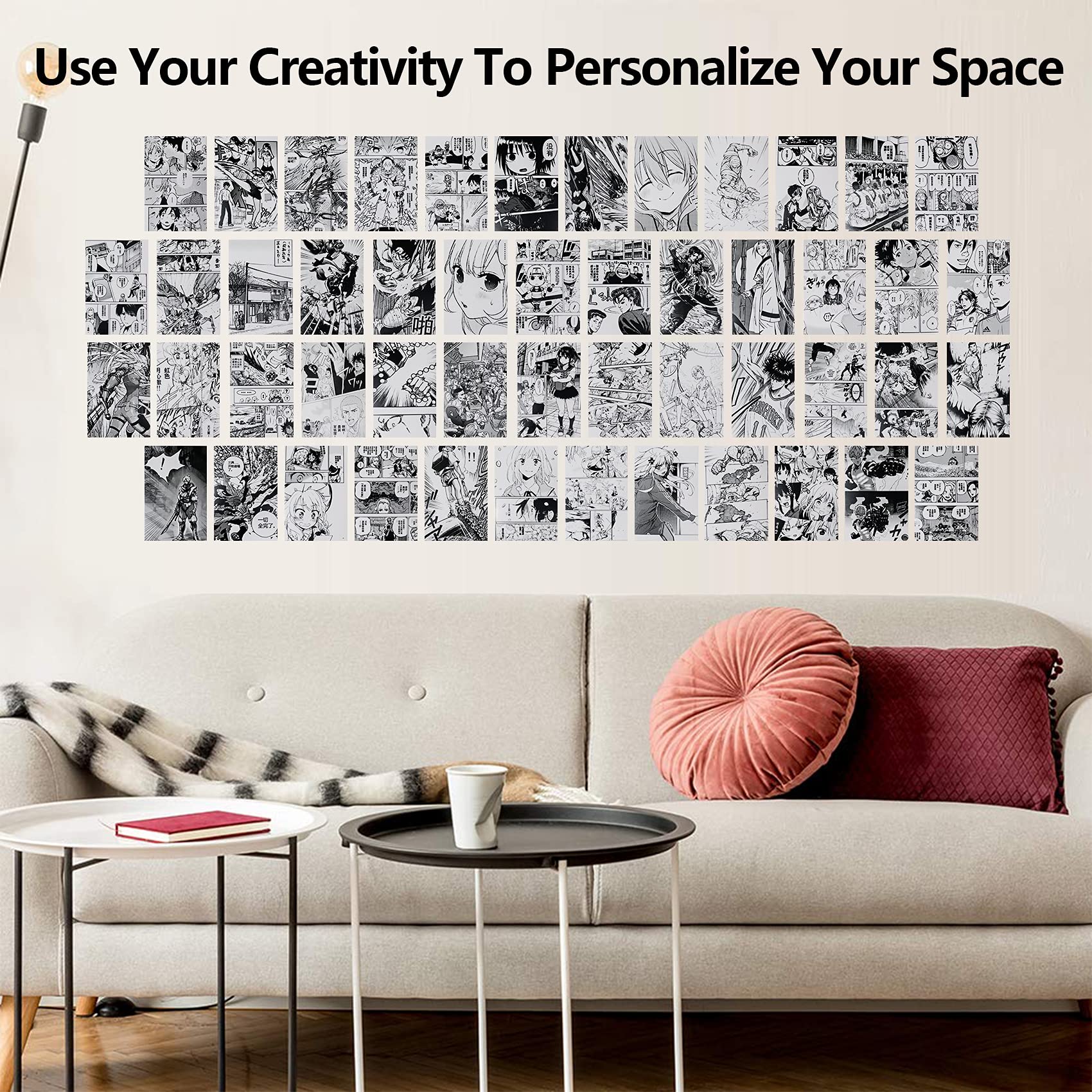 Buy Anime Wall Collage Kit Aesthetic Pictures, Anime Room Decor, Wall ...