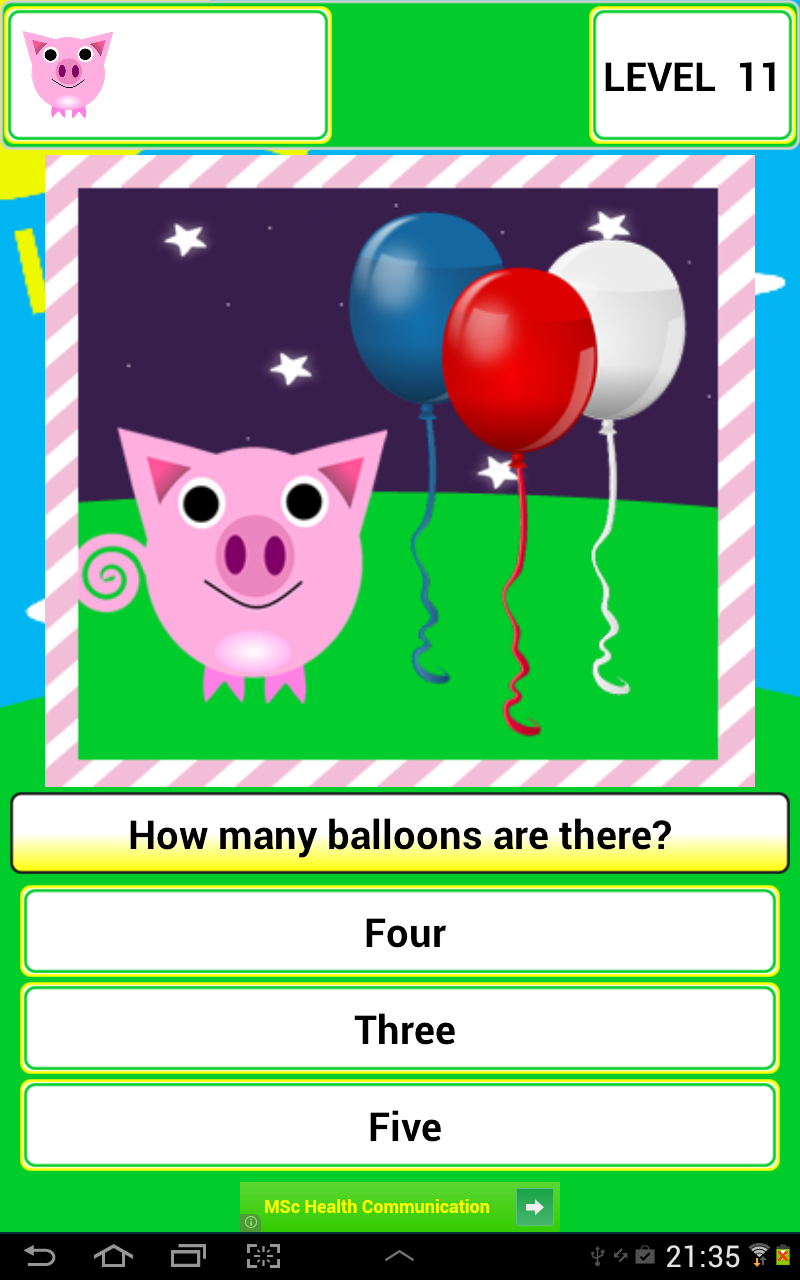 Learns with the pig Penny - App on Amazon Appstore