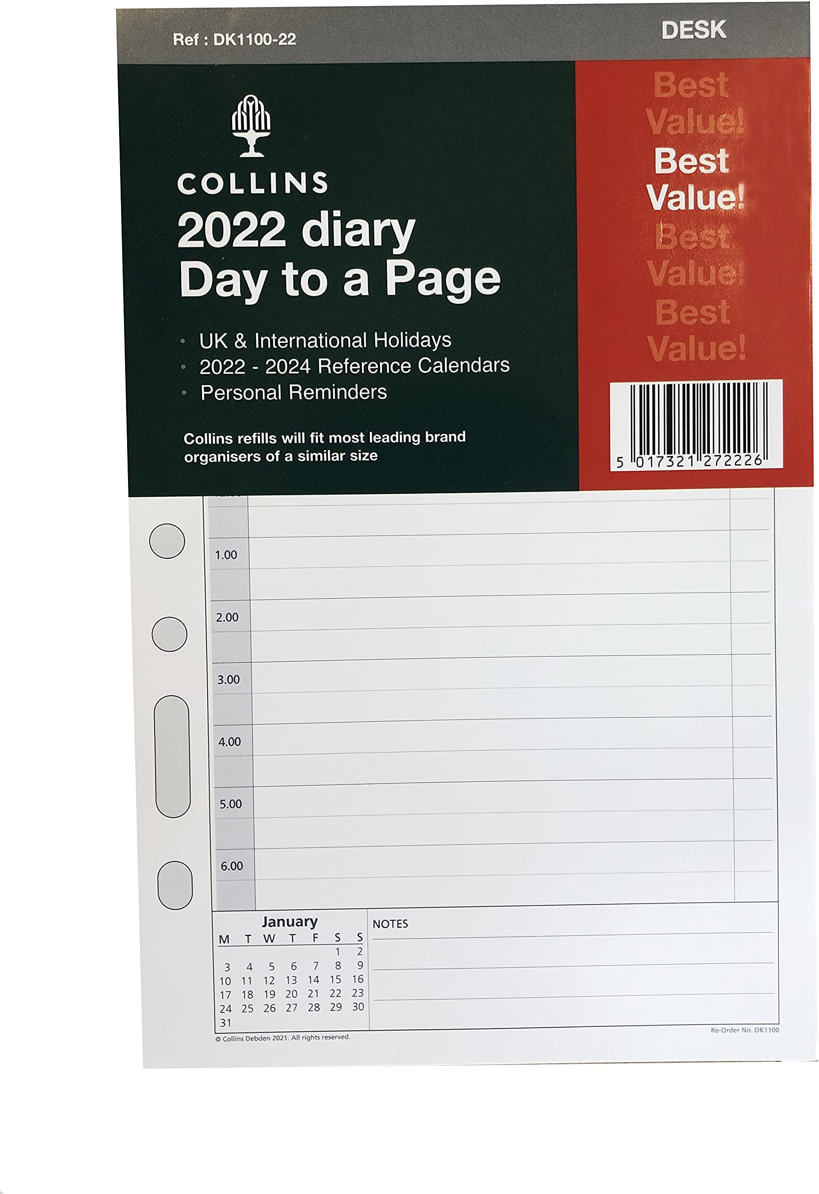 Collins 1100R 2019 2019 Eilte Diary : Amazon.co.uk: Stationery & Office ...
