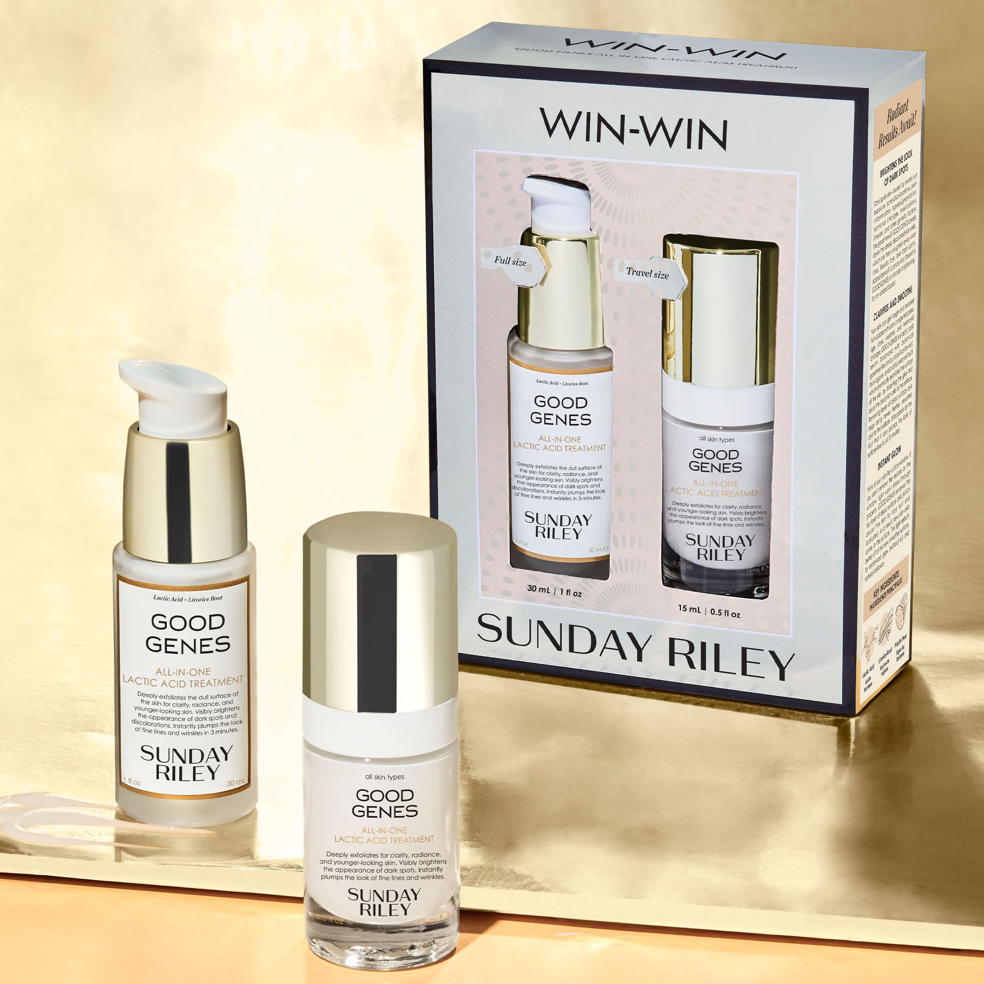 Snapklik.com : Win Win Good Genes Lactic Acid Duo Skincare Set