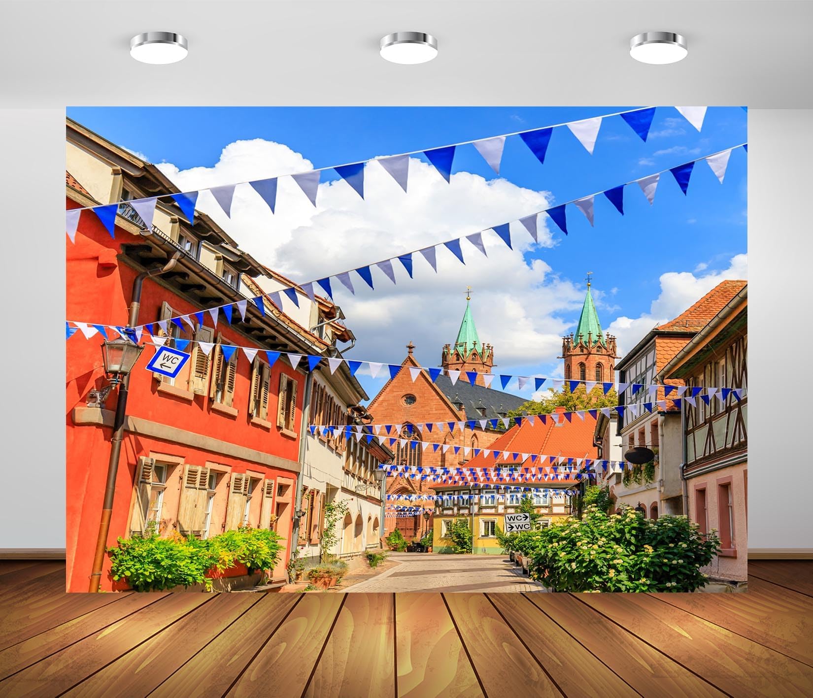 Amazon.com : BELECO 7x5ft Fabric Oktoberfest Backdrop Germany Bavaria ...