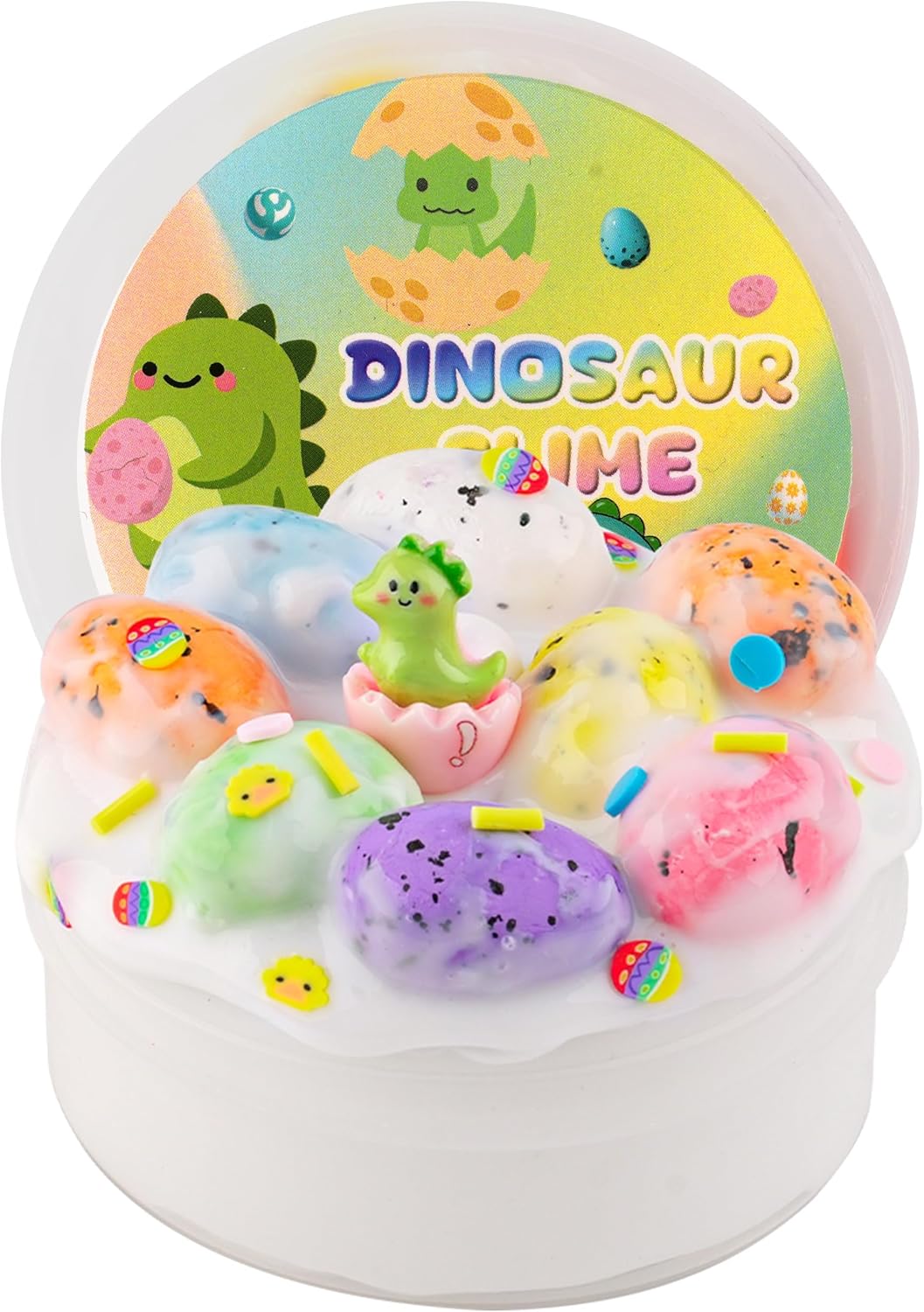 Amazon.com: Easter Basket Stuffers, Dinosaur Eggs Slime with Easter ...