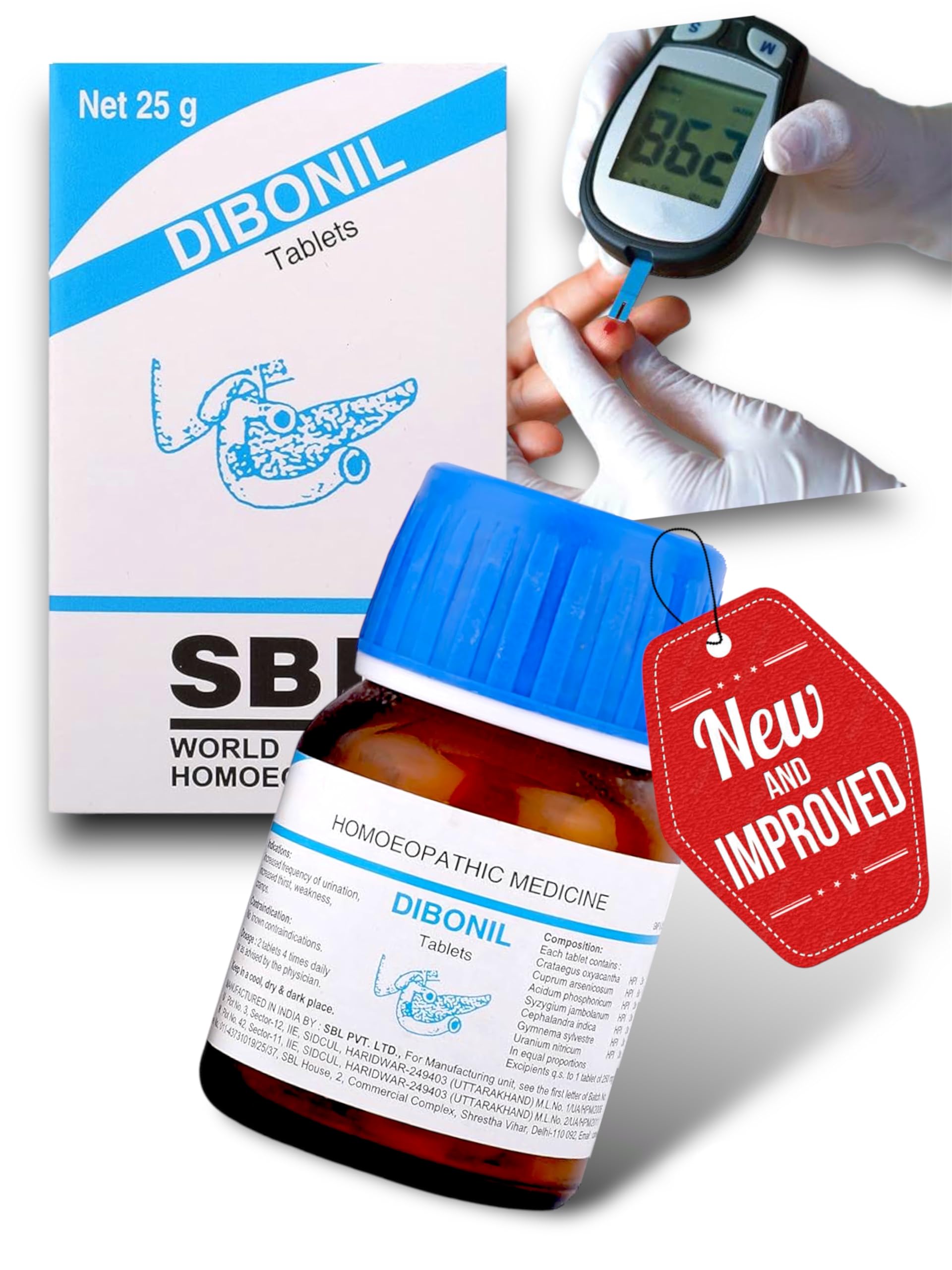 Buy SBL Dibonil Tablet Homeopathy Medicine - 25gm- Pack Of 1 Bottle ...