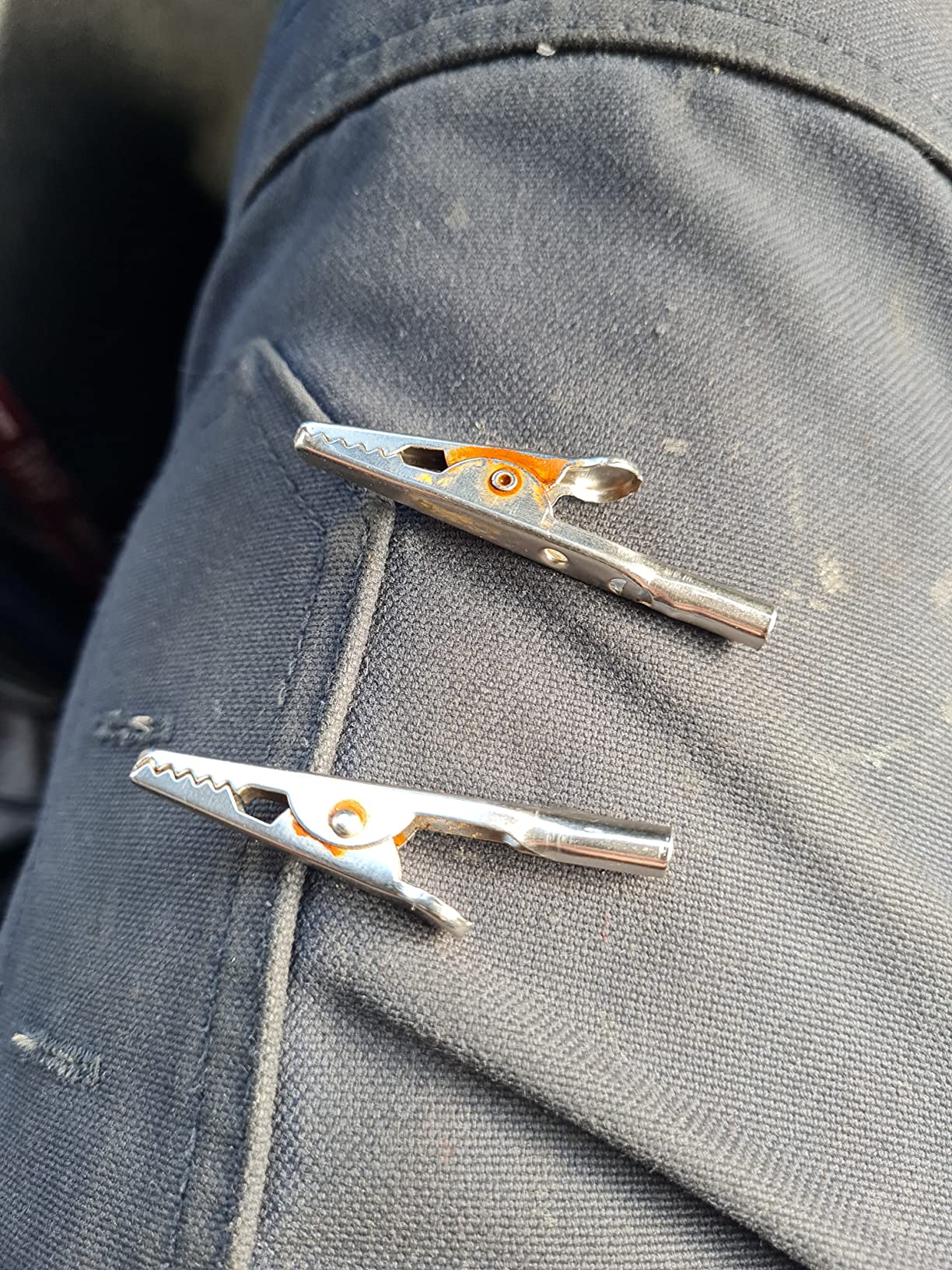 ULTECHNOVO 24Pcs Metal Alligator Clips Stainless Steel Spring Crocodile ...