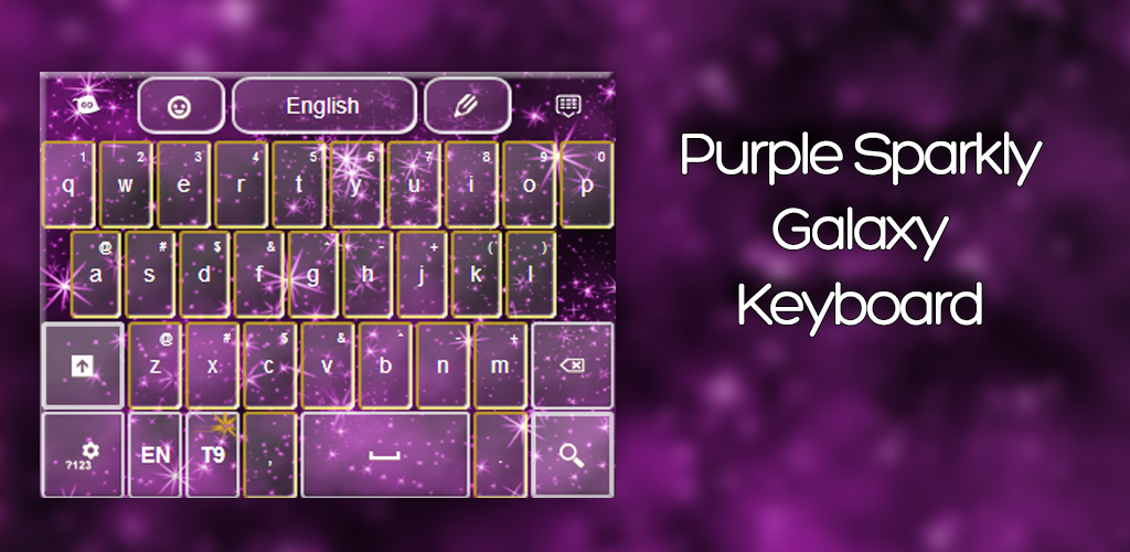 Purple Sparkly Galaxy Keyboard:Amazon.com:Appstore for Android