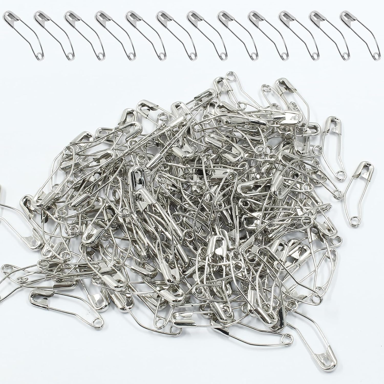 Amazon.com: Seimneire 120 Pcs 1.1 inch / 28mm Curved Safety Pins ...