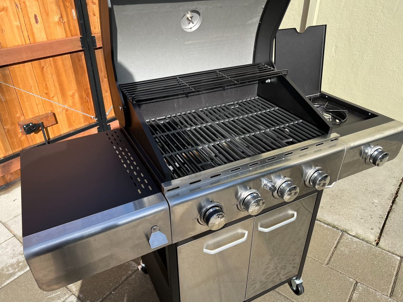 $11/mo - Finance MFSTUDIO 4 Burner Stainless Steel Propane BBQ Grill ...