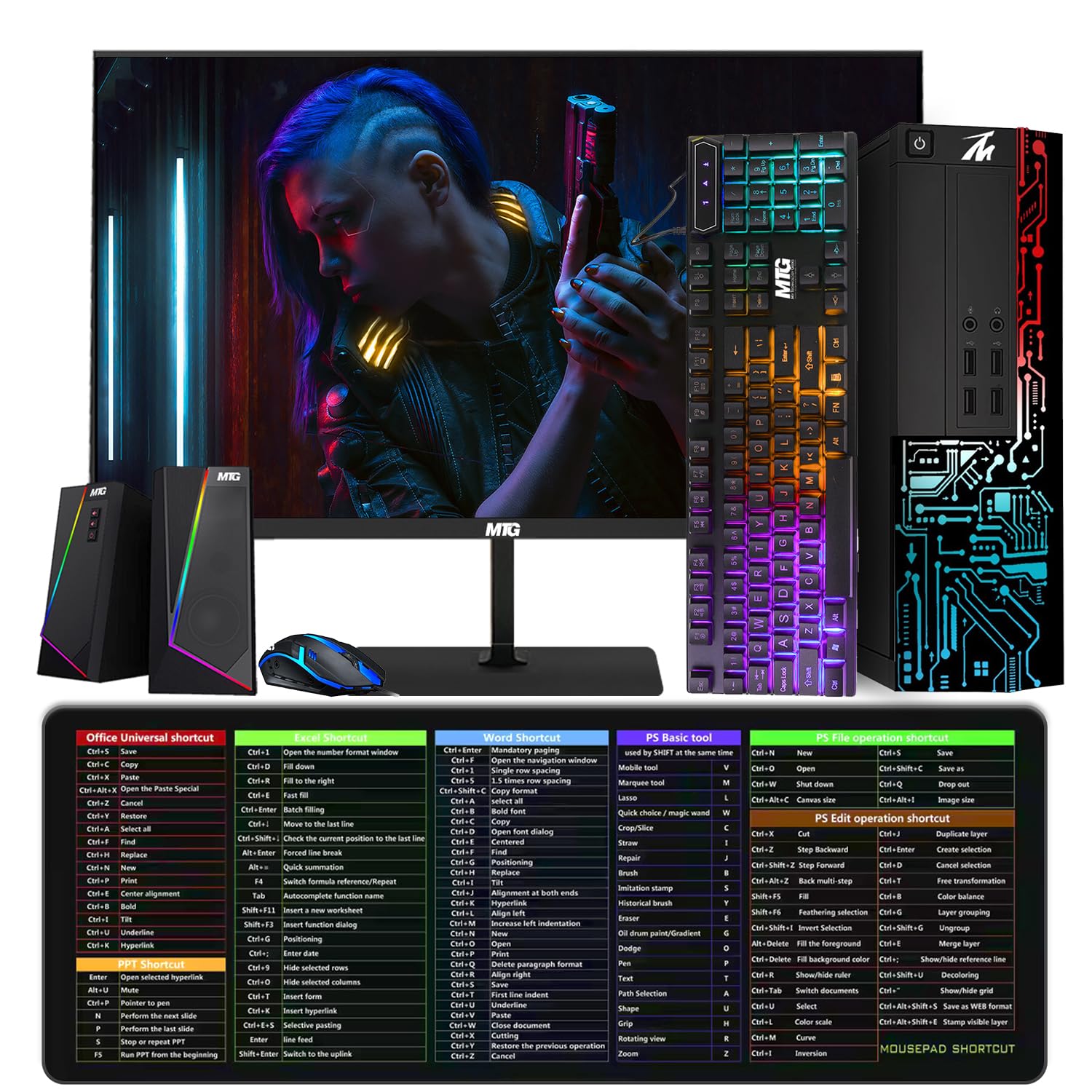 Amazon.com: TechMagnet Computer Desktop PC, Core i7, Siwa 8, 8GB RAM ...