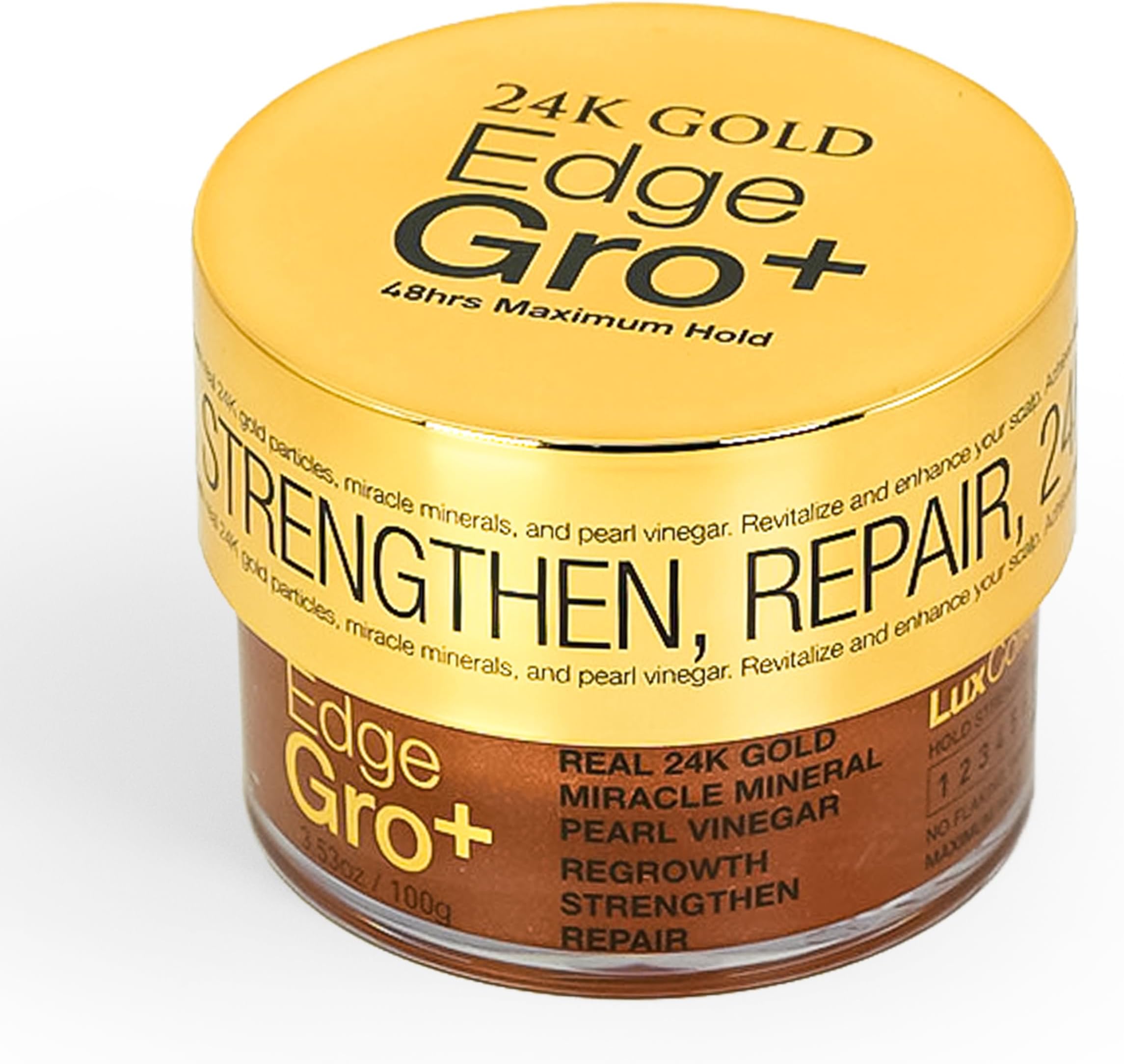 Amazon.com : Edge Lux Edge Gro+ Real 24K Gold Repairing Edge Control ...