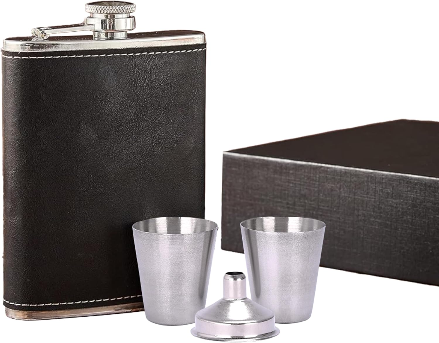 Amazon.com | Light Autumn Stainless Steel 8oz Hip Flasks for Liquor ...
