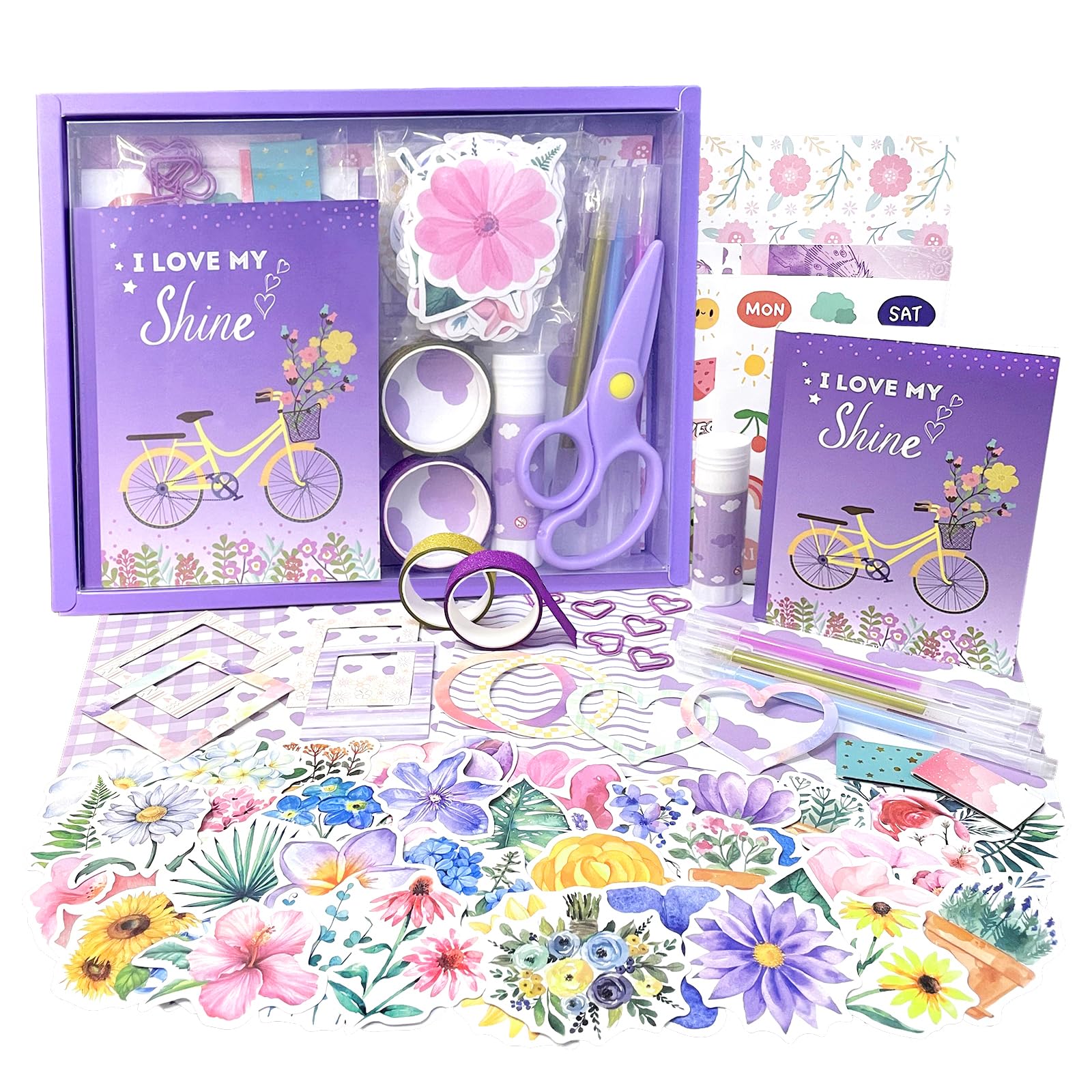 DIY Journal Kit for Girls - Birthday Gift Idea for Teen Girls Ages 8 9 ...