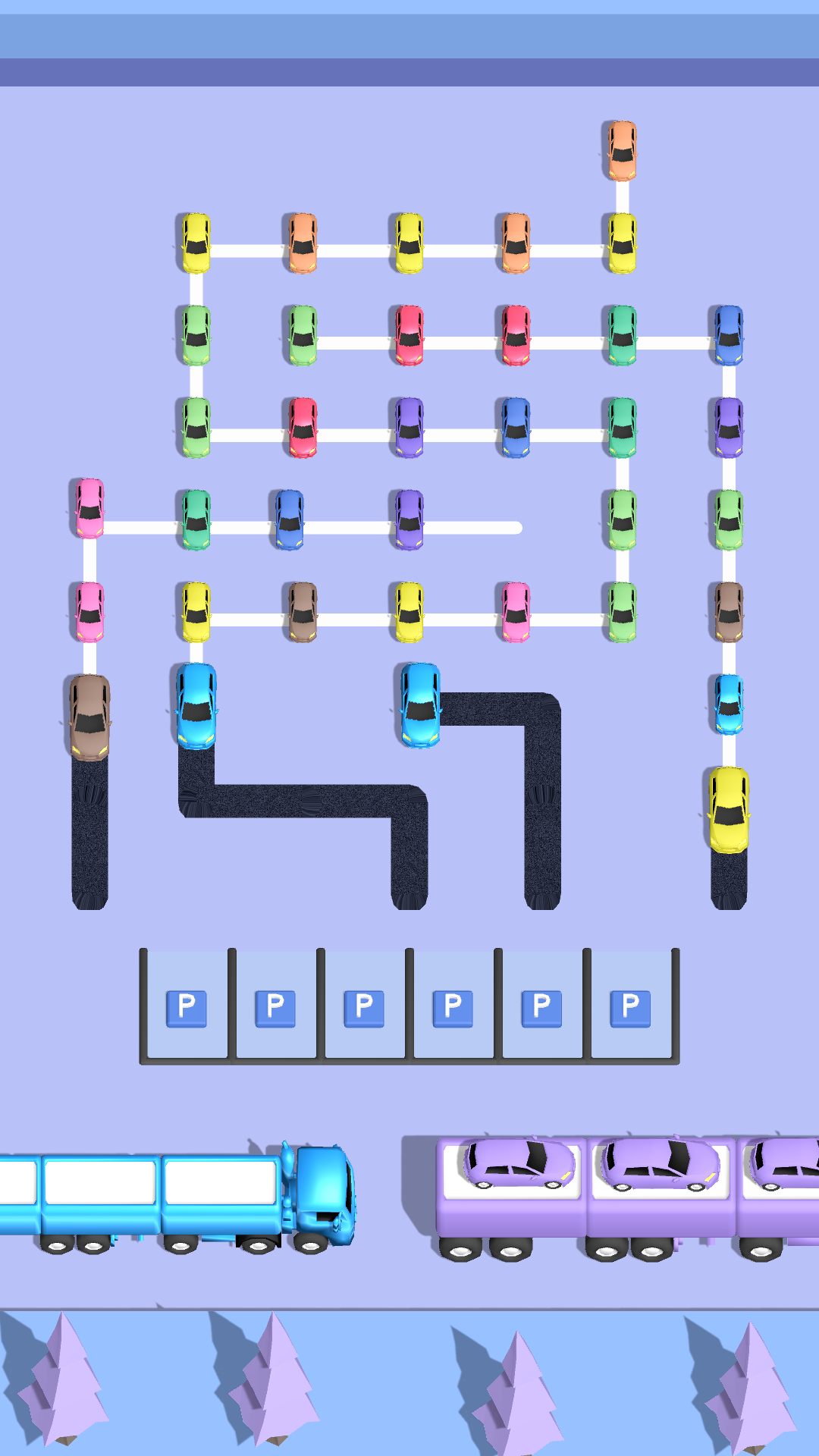 Parking Master 3D Traffic Jam Escape: Car Out Puzzle Triple Match Color ...