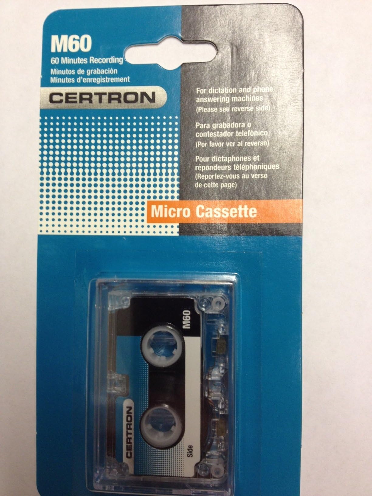Amazon.com: MC-60 Microcassette Tape, 60 Min Tape for Dictation ...