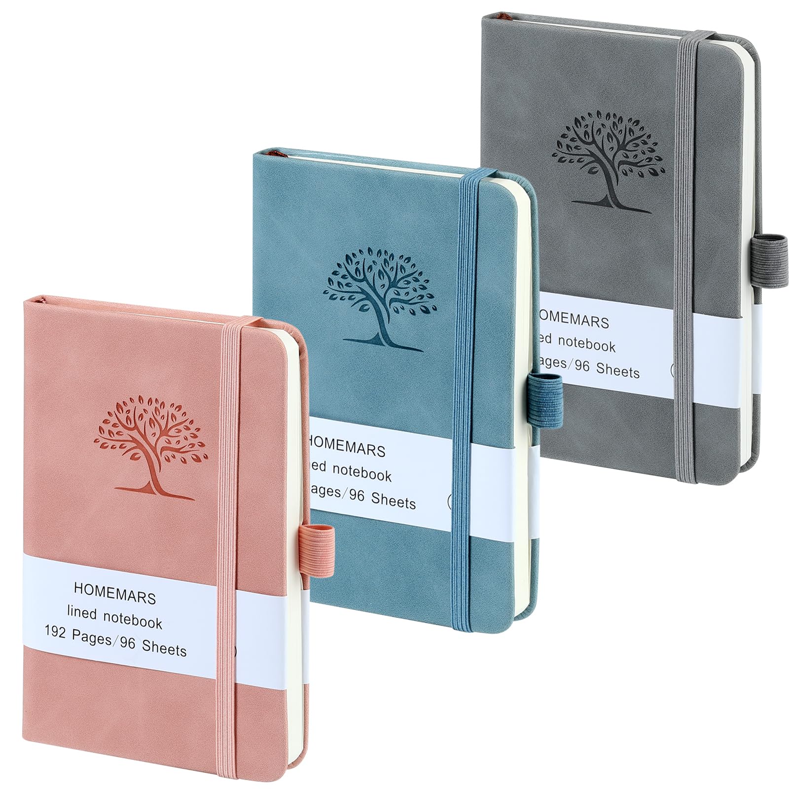 Pocket Notebook, Small Notebook, 3 Pack, HOMEMARS Pocket Notepad,14.4 ...