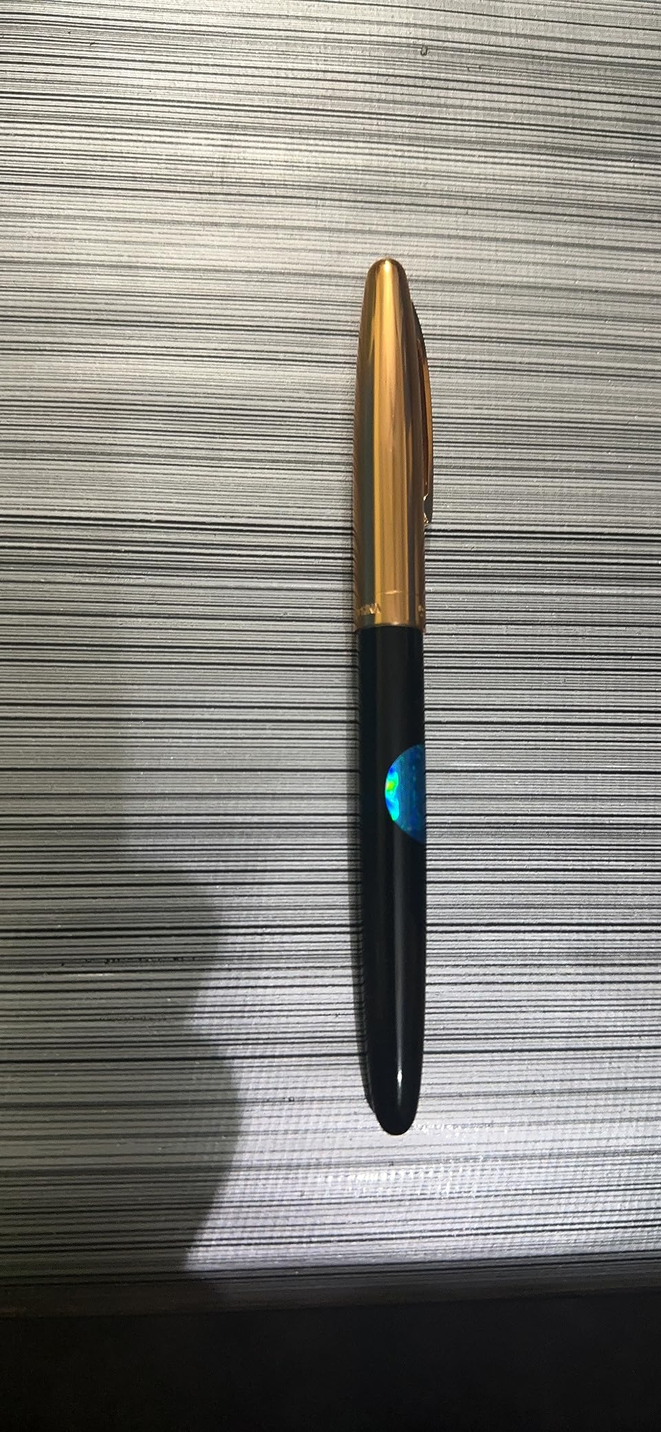 GOLD LEAF Hero Pen 329 Model Original Fountain Ink Pen Iridium Nib Gold ...