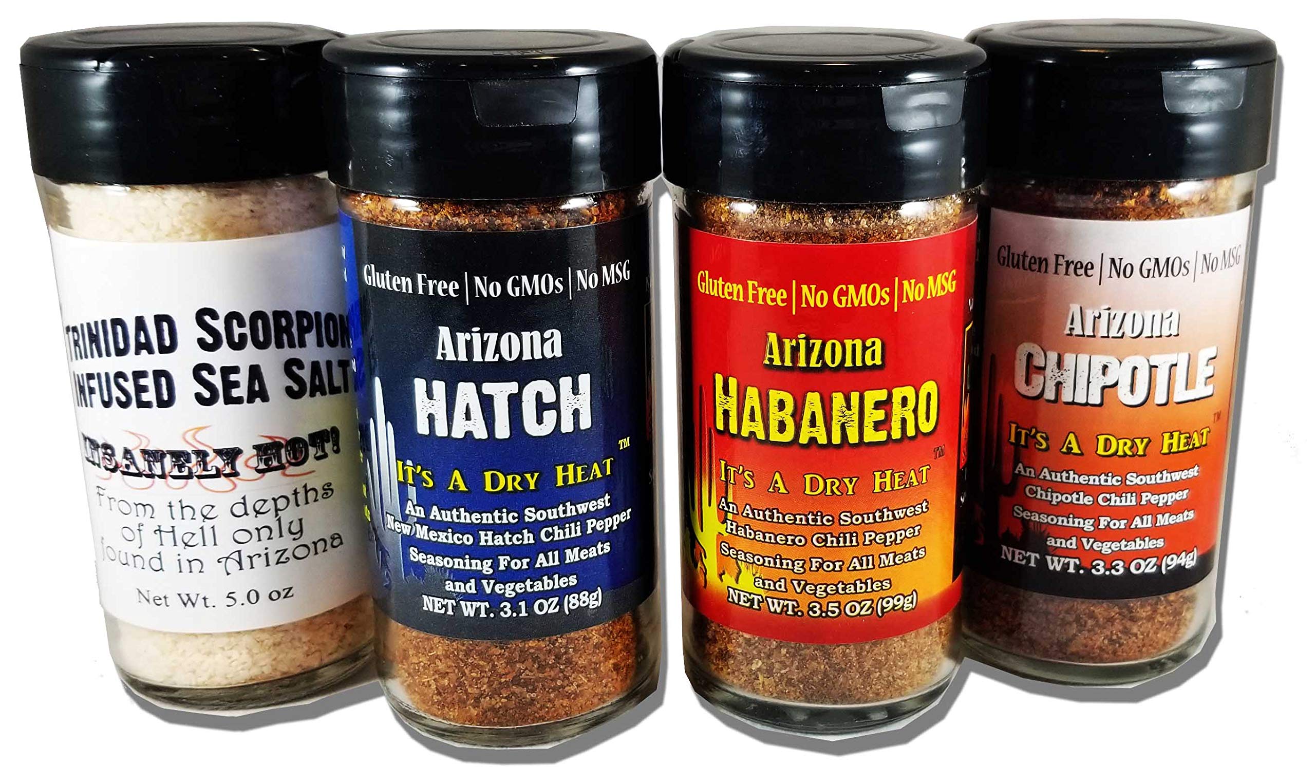 Buy Anthony Spices - Hot Chile Pepper 4-Pack (Includes Habanero, Hatch ...