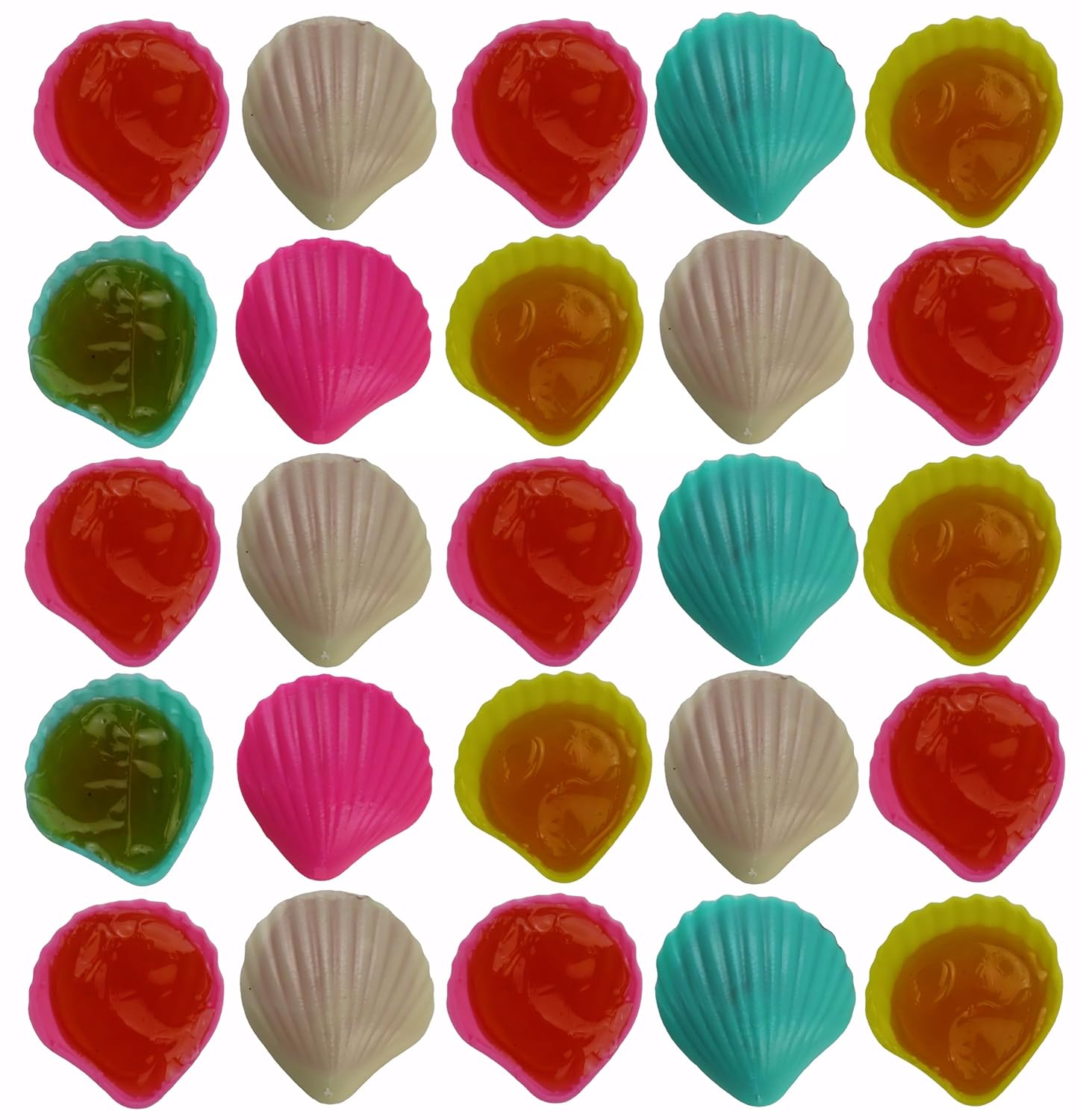 CAPTAIN PLAY 25 Schleckmuscheln einzeln verpackt, Sparpack mit ...