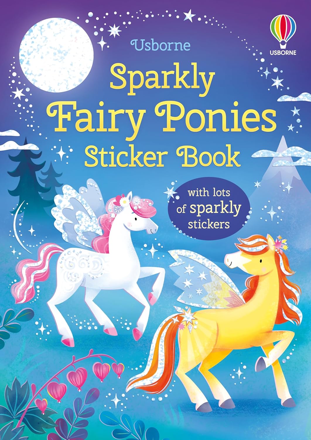 Sparkly Fairy Ponies Sticker Book: Fantastical Shimmery Interactive ...