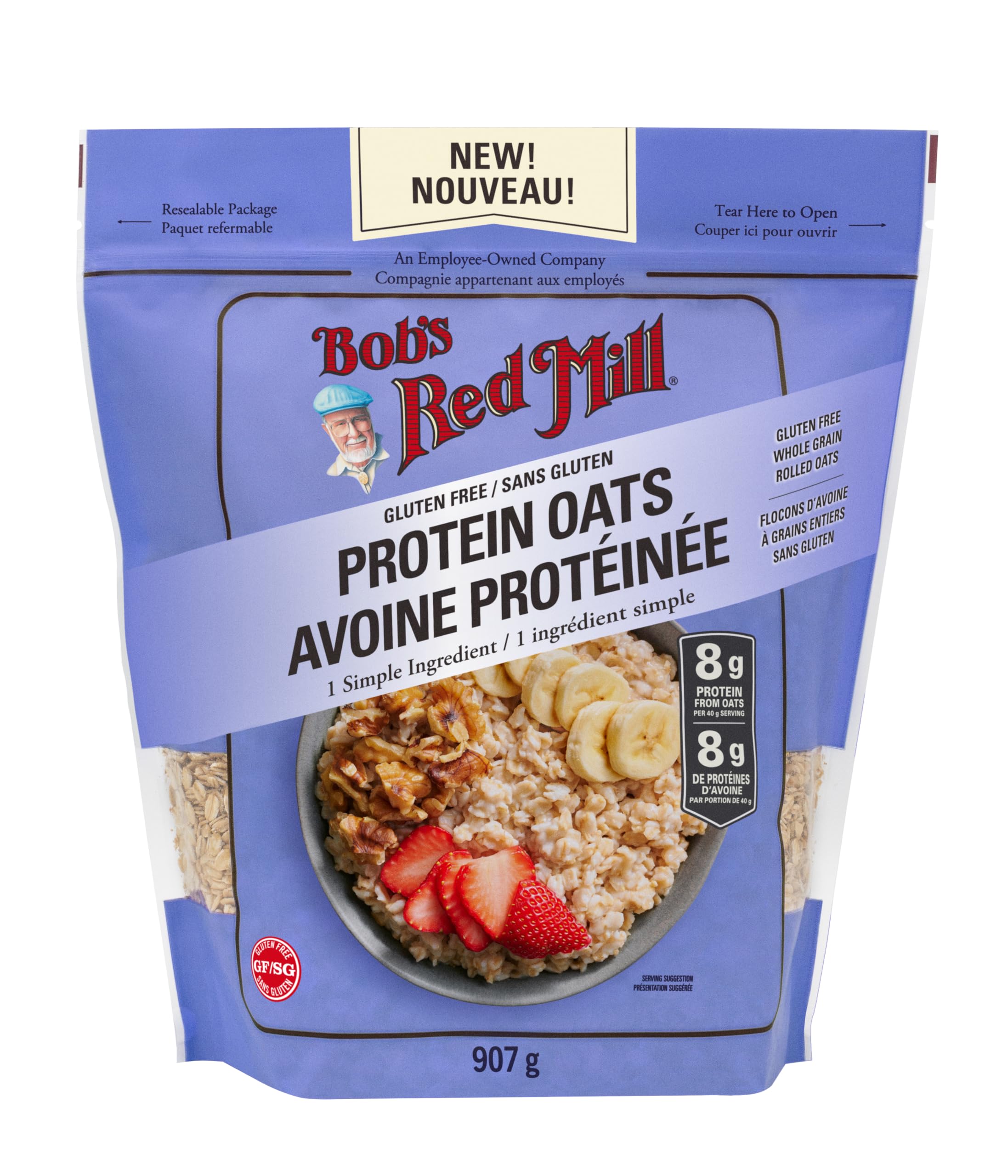 Bob's Red Mill Gluten-Free, Non-GMO, Whole Grain, and Vegan Protein ...