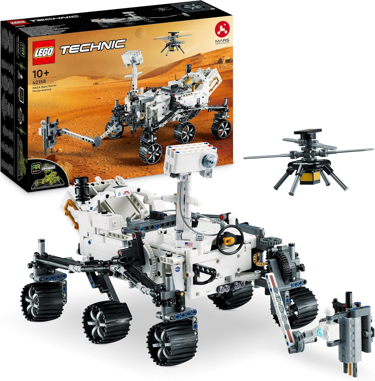 LEGO Technic NASA Mars Rover Perseverance Space Set with AR App ...